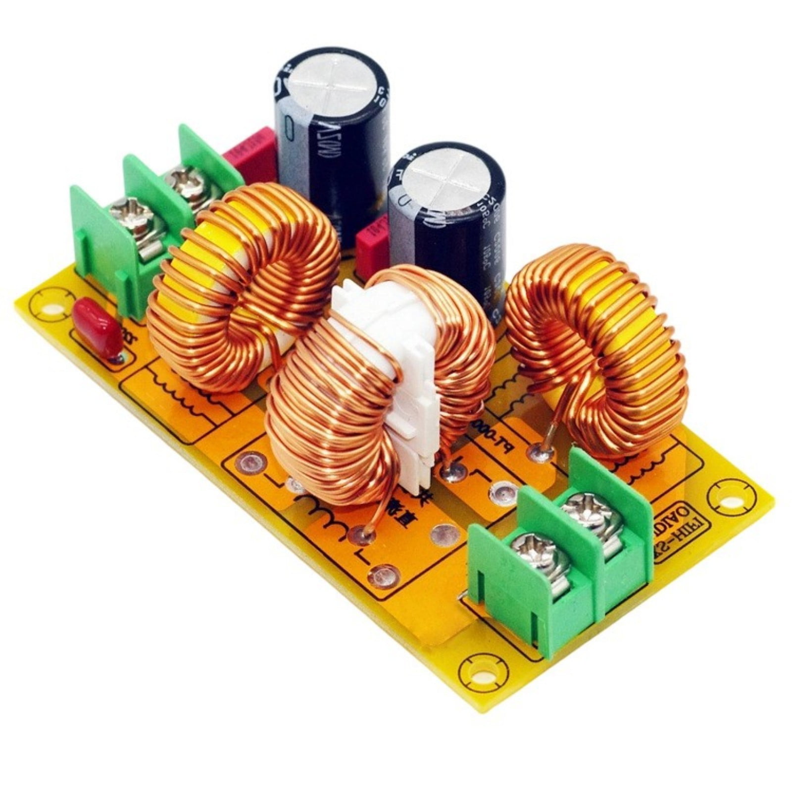 Robust Power Filter Board with Noise Suppression, Metal Housing, Wide ...