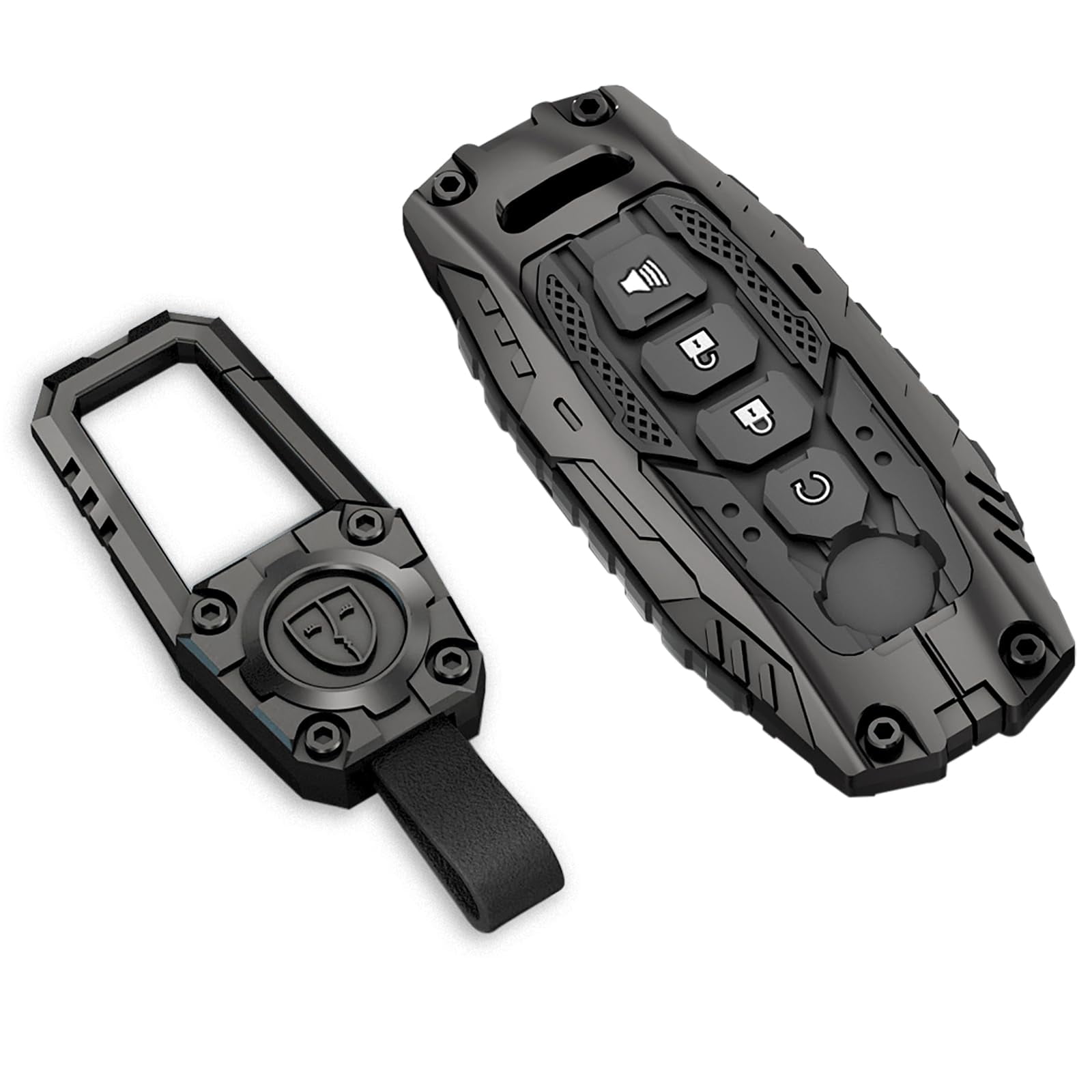 Robust Zinc Alloy Full-Body Key Fob Cover with Keychain for Nissan 2023 ...