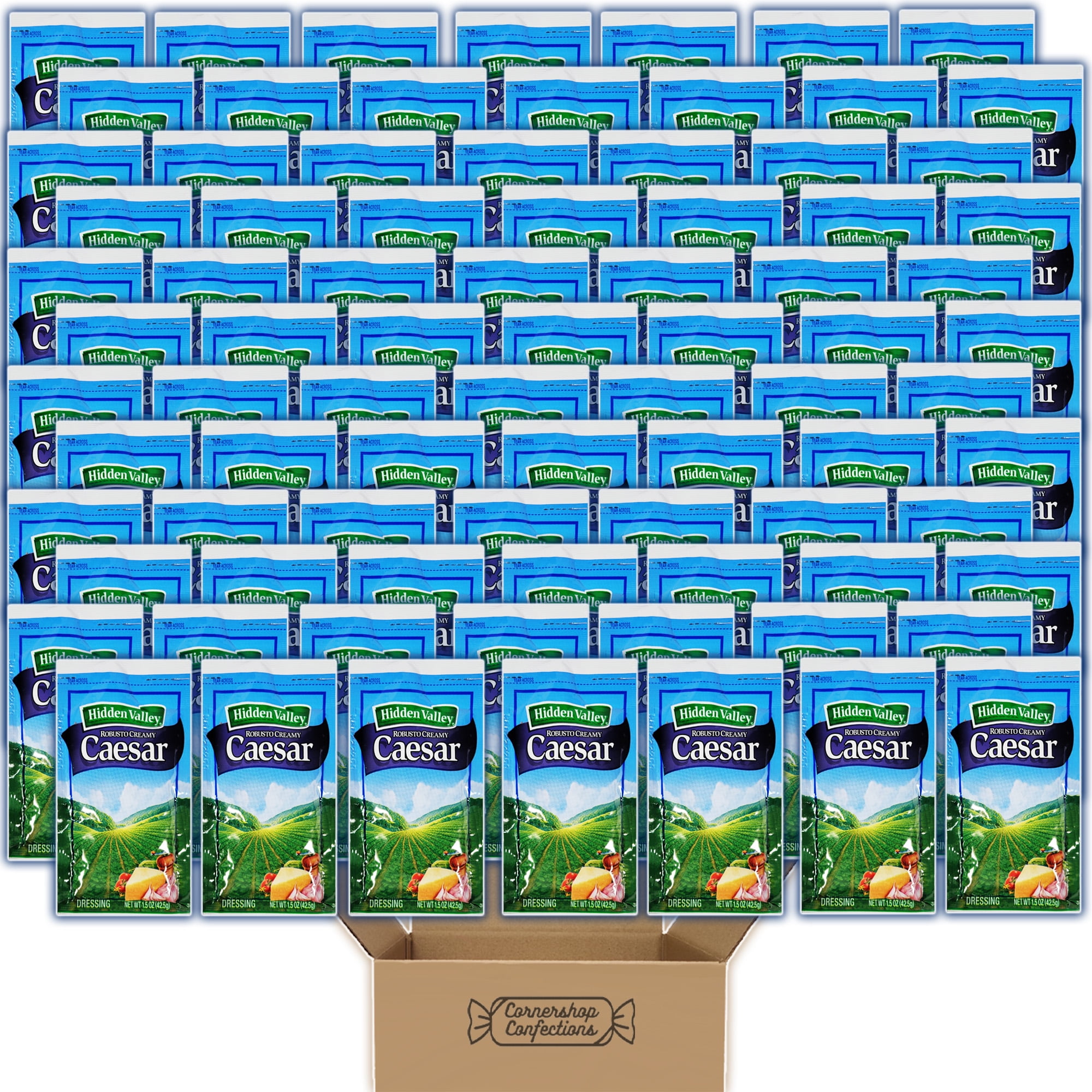 Robusto Creamy Caesar Bulk Pack - 84 Individually Sealed 1.5 Ounce ...