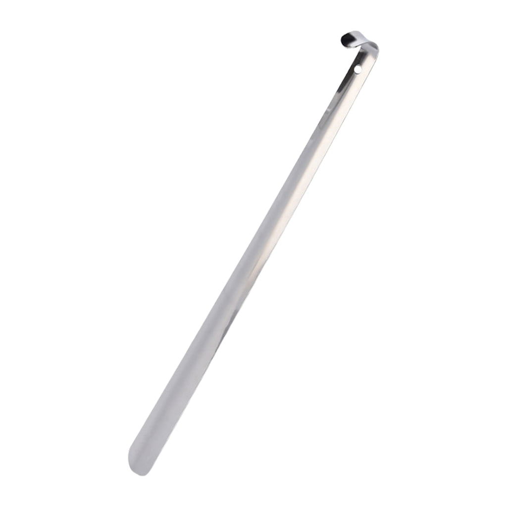 Robusts Shoe Horn Stainless Steel Long Shoe Lifter with Faux Handle for ...