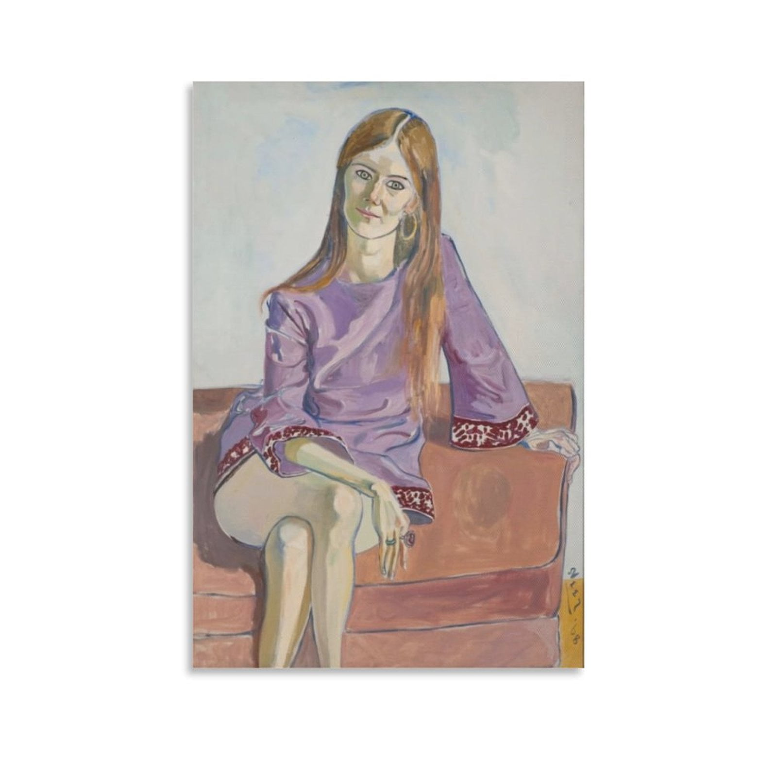 Robyn Evans 1968 by Alice Neel Painting Artworks Picture Print Poster ...