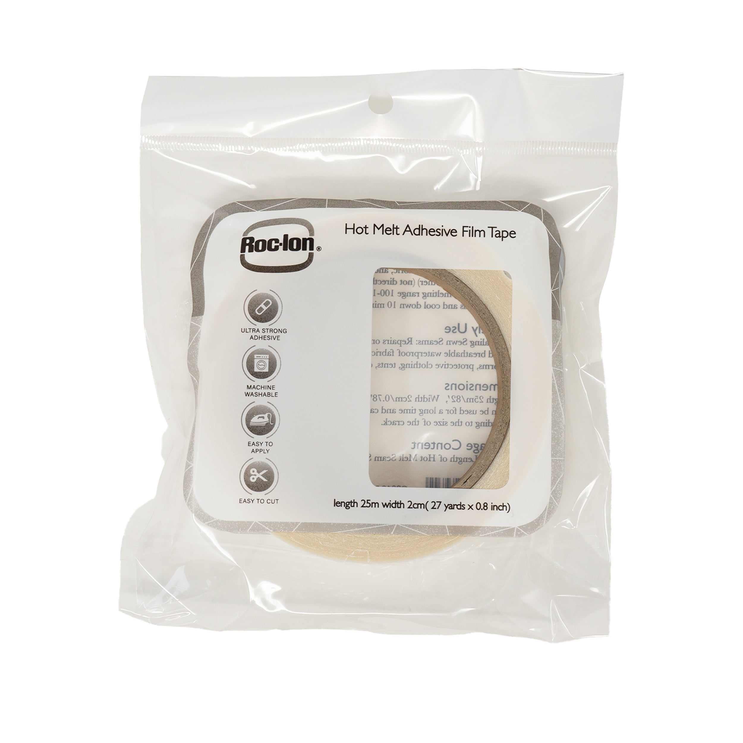 Roc-lon 1 Roll Iron on Hot Melt Tape Seam Sealer Repair Adhesive ...