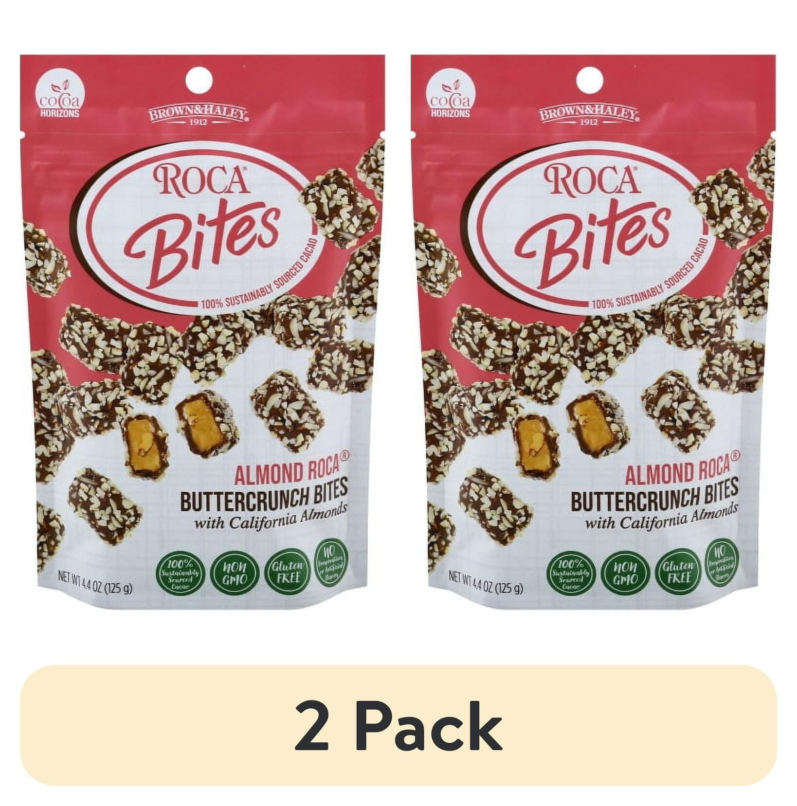 (2 pack) Roca Bites Buttercrunch Toffee Bites with California Almonds ...