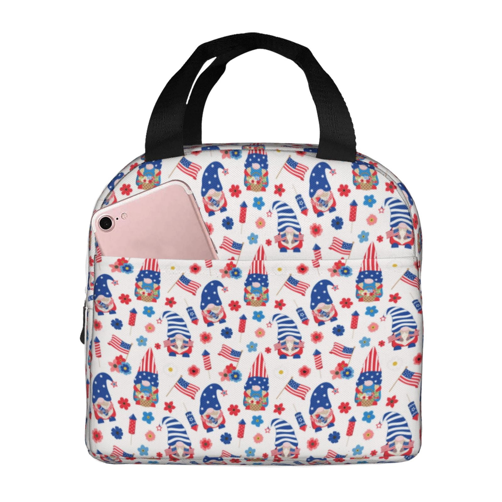 Rocae 4th Of July for Insulated Lunch Bag for Women Men,Large Lunch Box ...