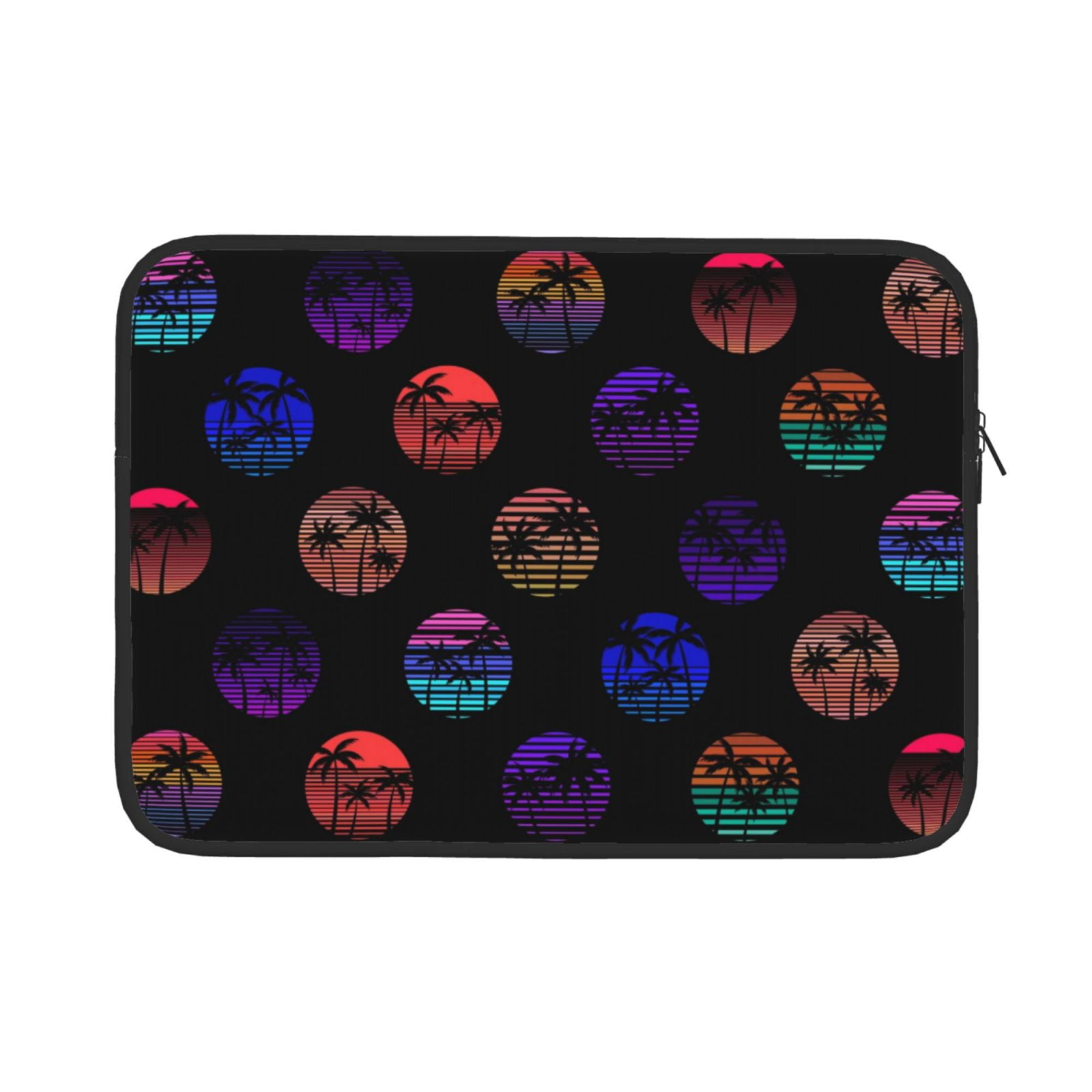 Rocae 80s Style Palm Trees for Classic Slim Ergonomic Briefcase and ...