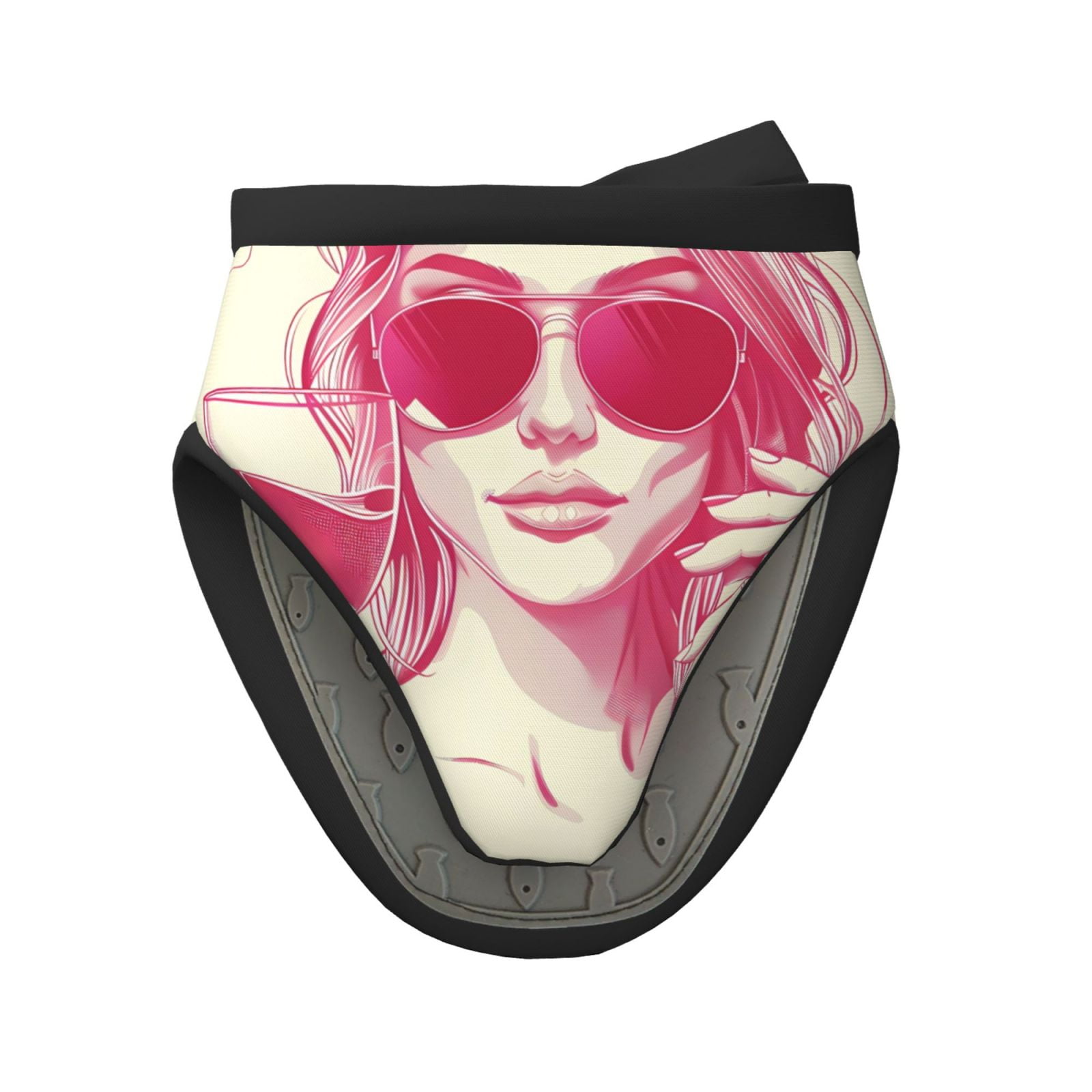 Rocae Ace Of Diamonds Lady for Mini Oven Mitts Rubber Oven Glove ...