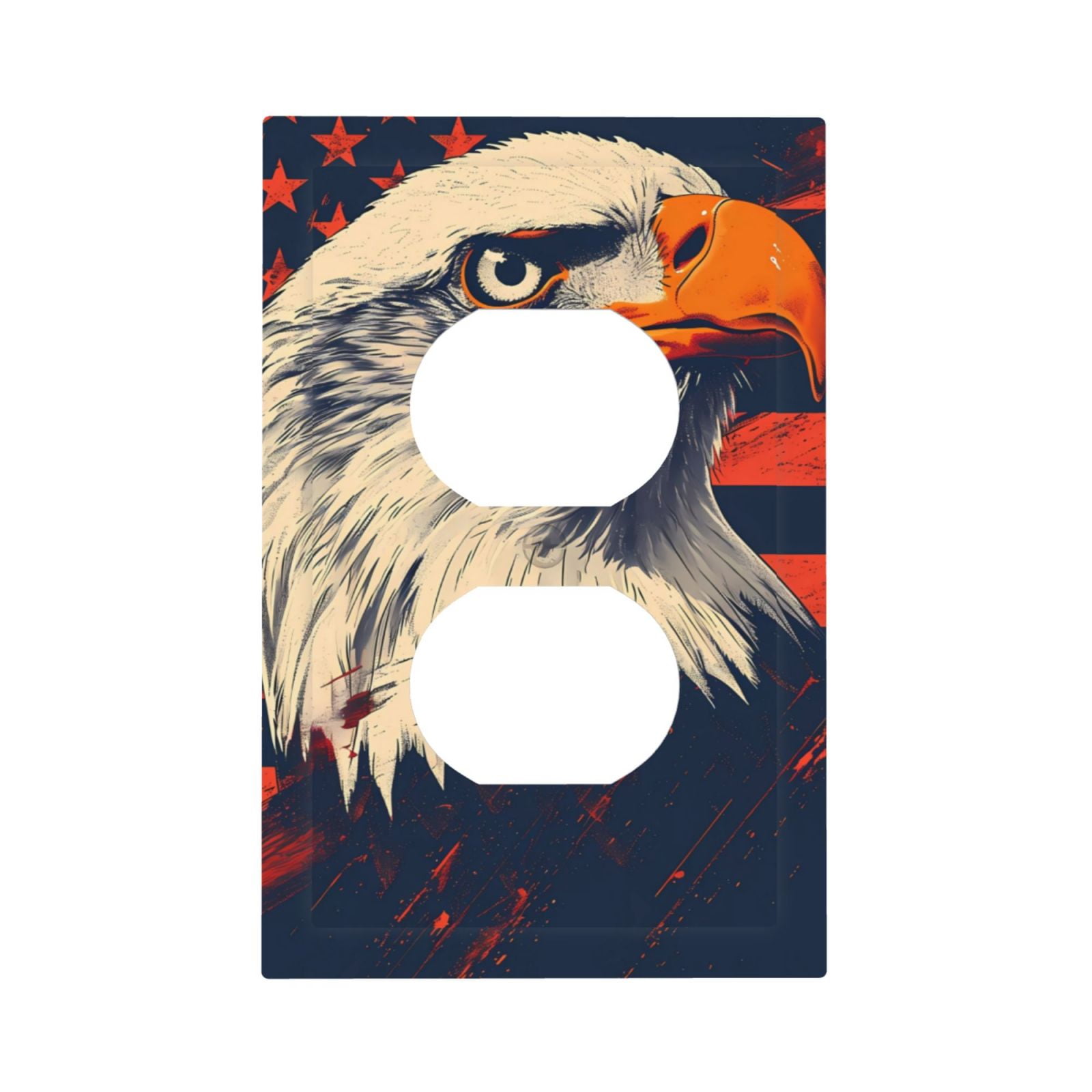 Rocae American Bald Eagle A for Decorator Light Switch or Receptacle ...