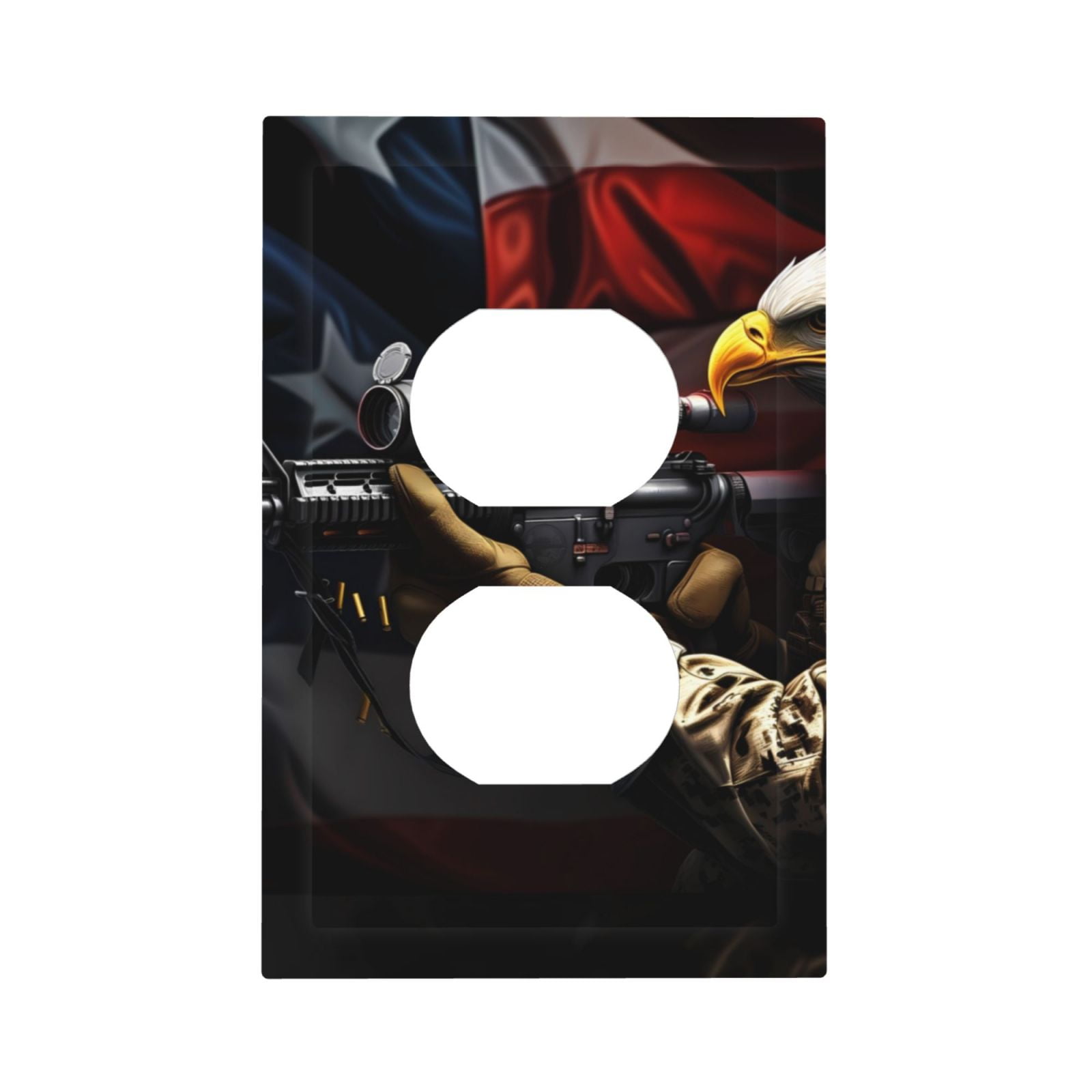 Rocae American Bald Eagle Warrior for Decorator Light Switch or ...