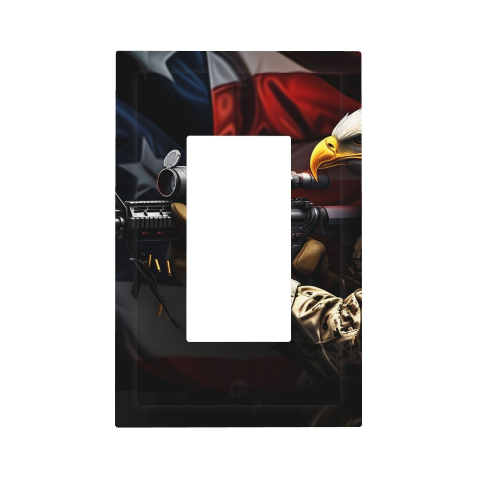 Rocae American Bald Eagle Warrior for Decorator Light Switch or ...