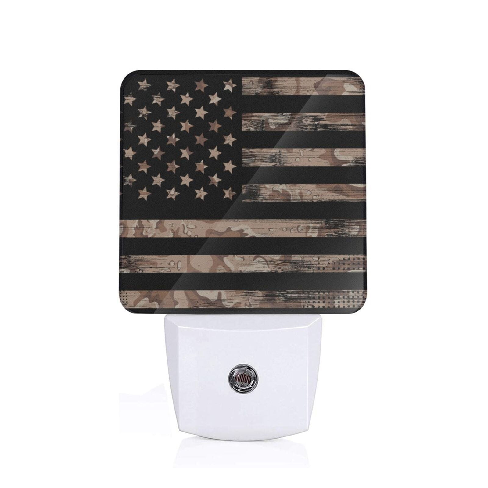 Rocae American Flag with Desert Camouflage for 0.5W Plug in Night Light ...