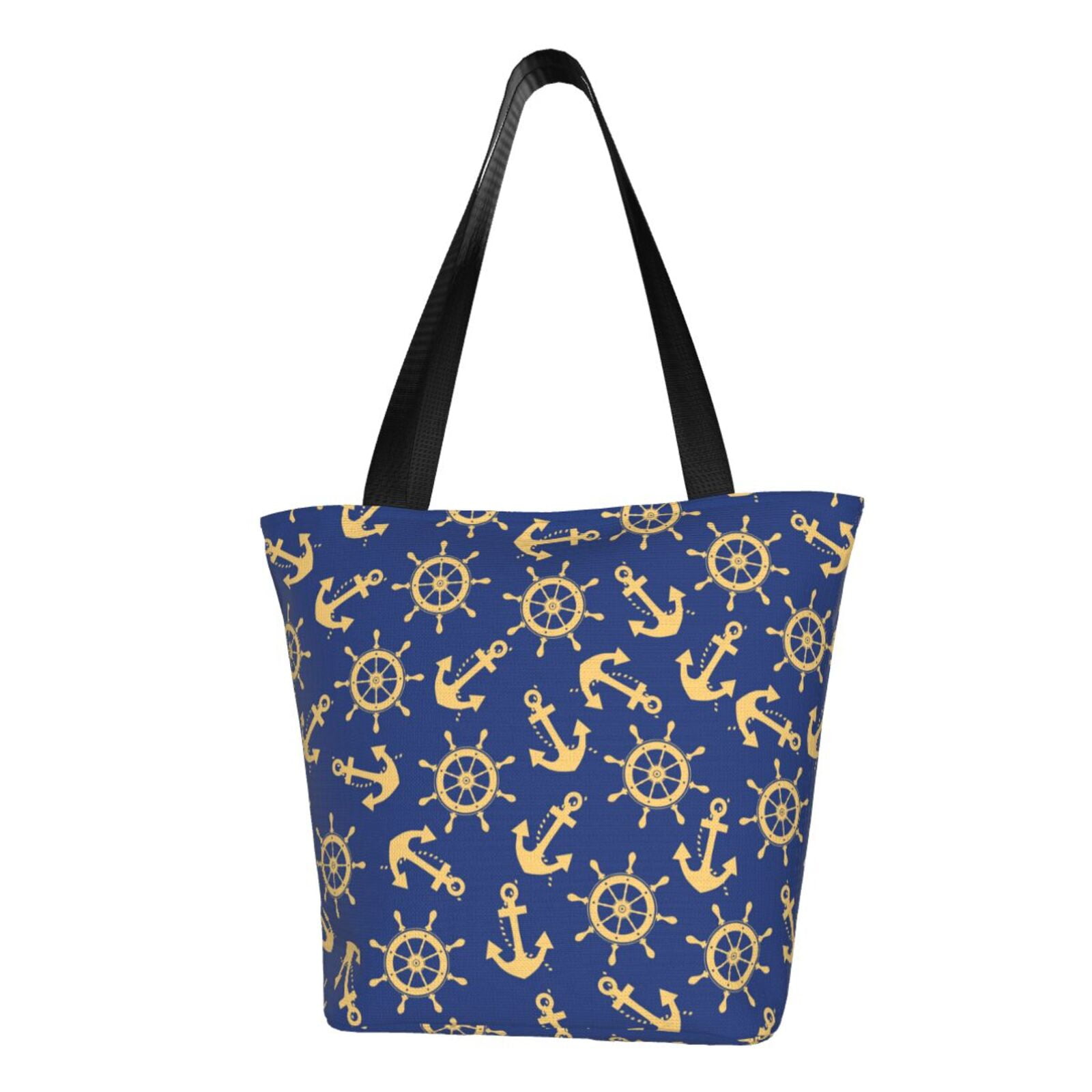 Rocae Anchors and Nautical for Shoulder Bags for Women Tote Bag for ...