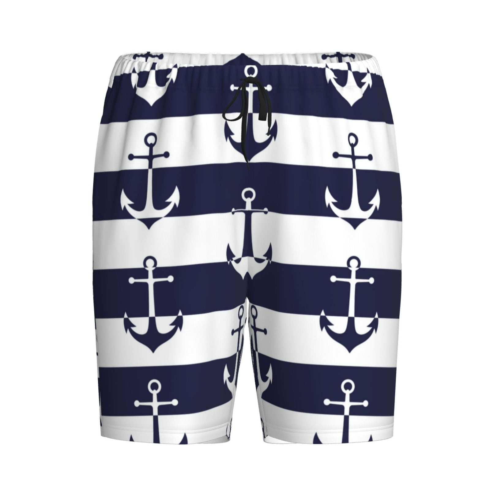 Rocae Anchors for Men's Soft Sleep Pajama Shorts, Waistband and Pockets ...