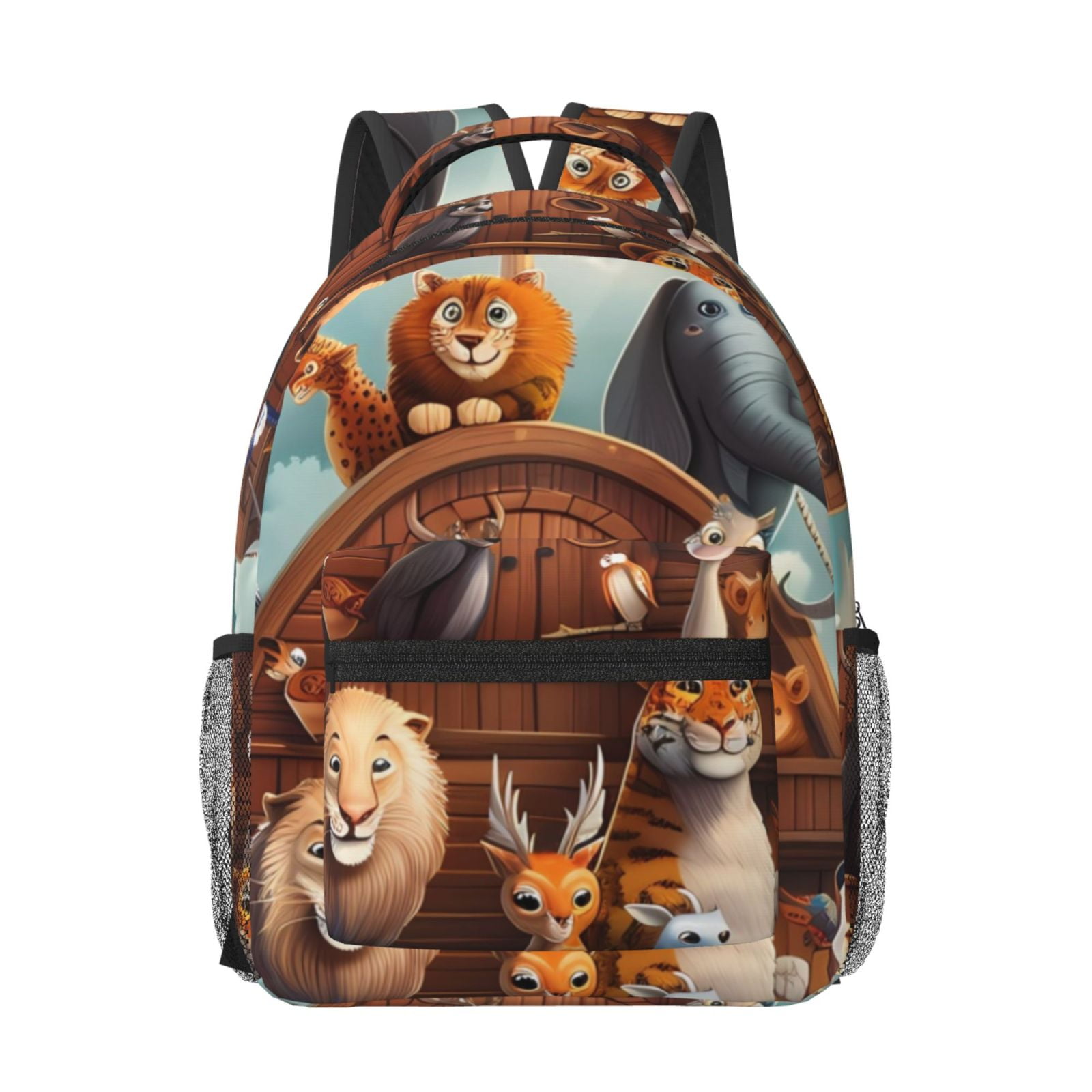 Rocae Animal Filled Noahs Ark for Comfortable Student Backpack ...