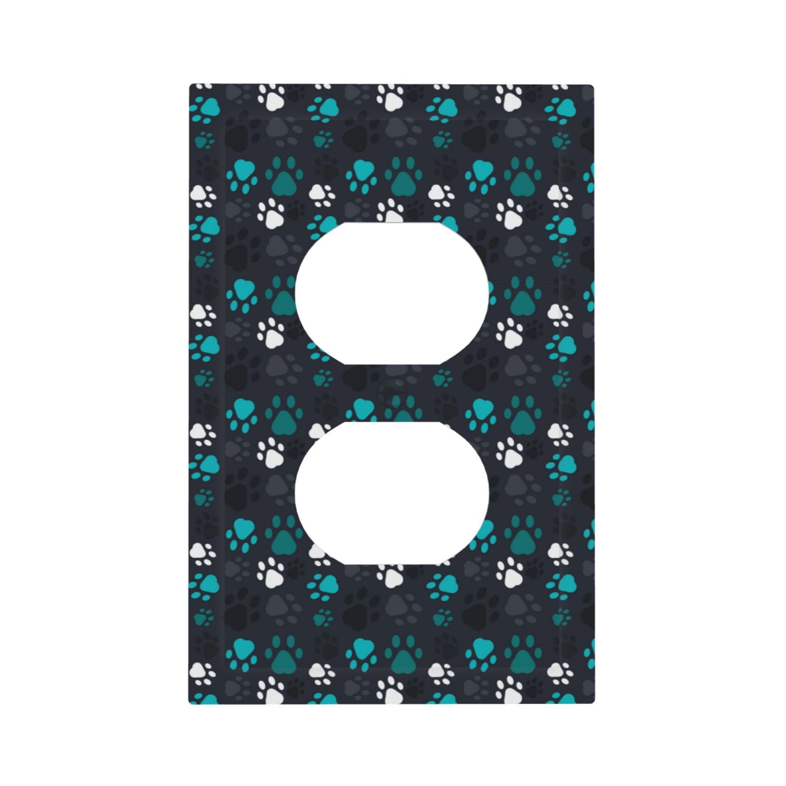 Rocae Animal Footprints for Decorator Light Switch or Receptacle Outlet ...