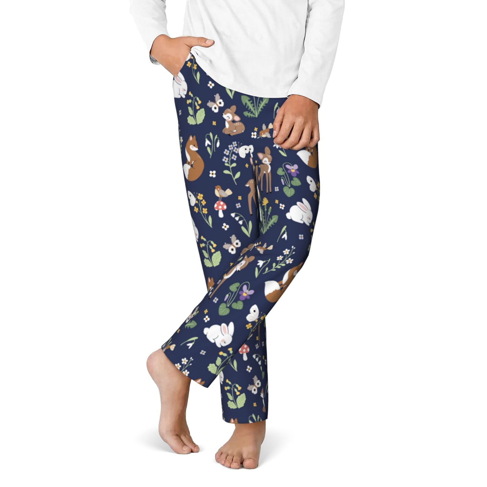 Rocae Animals And Wildflowers for Teenagers' Pajama Pants,Girls lounge ...