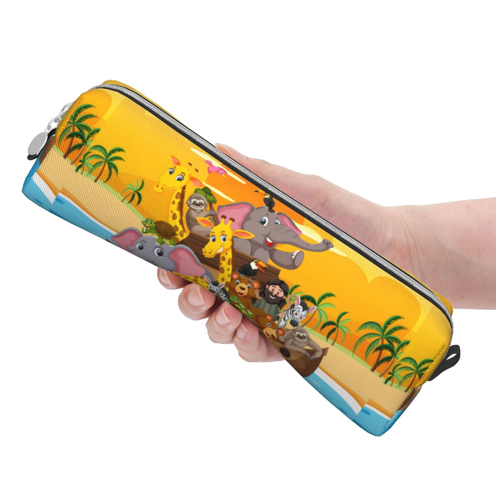Rocae Animals on Noah's Ark1 for Pen and Marker Pouch with Zipper for ...