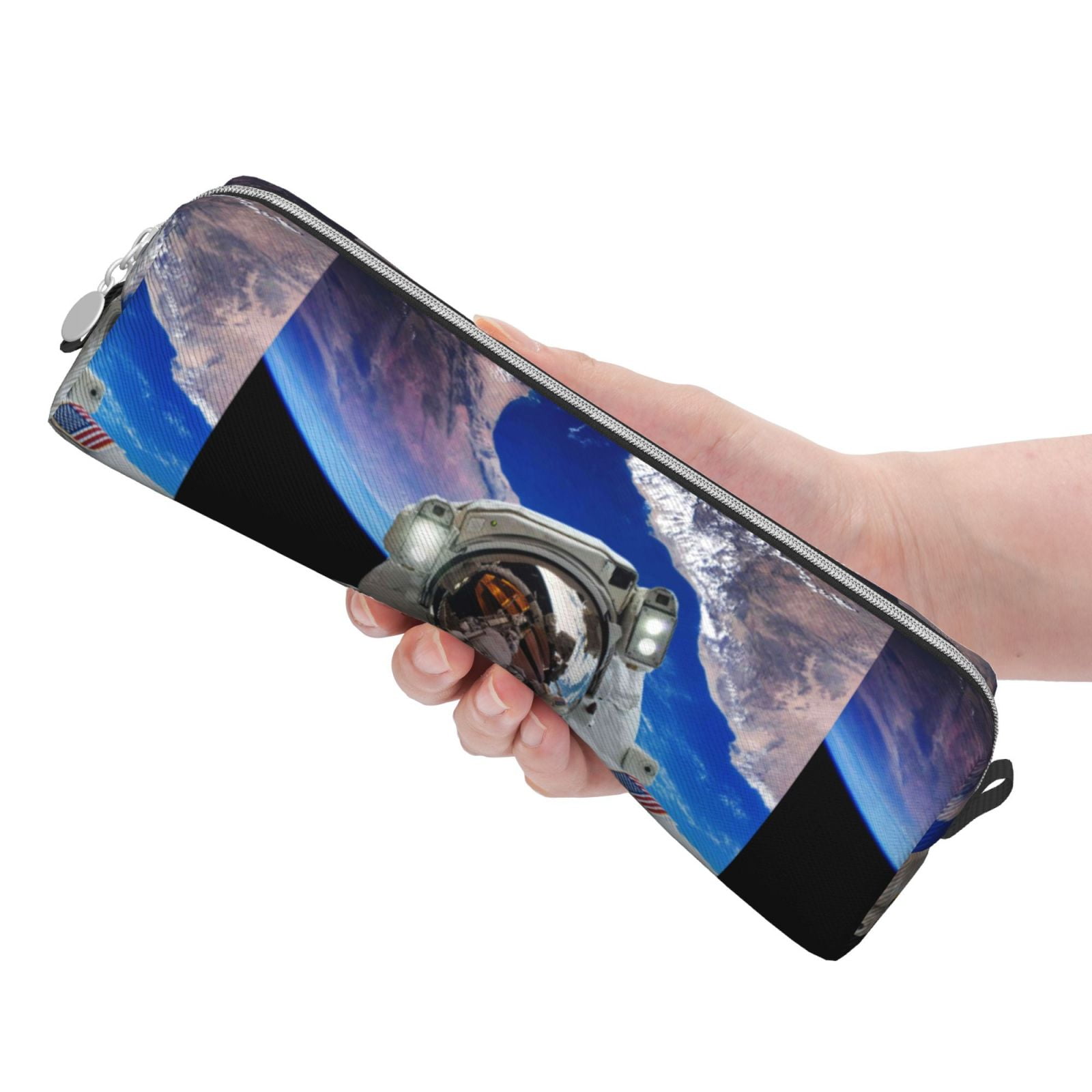 Rocae Astronaut in Outer Space for Pen and Marker Pouch with Zipper for ...