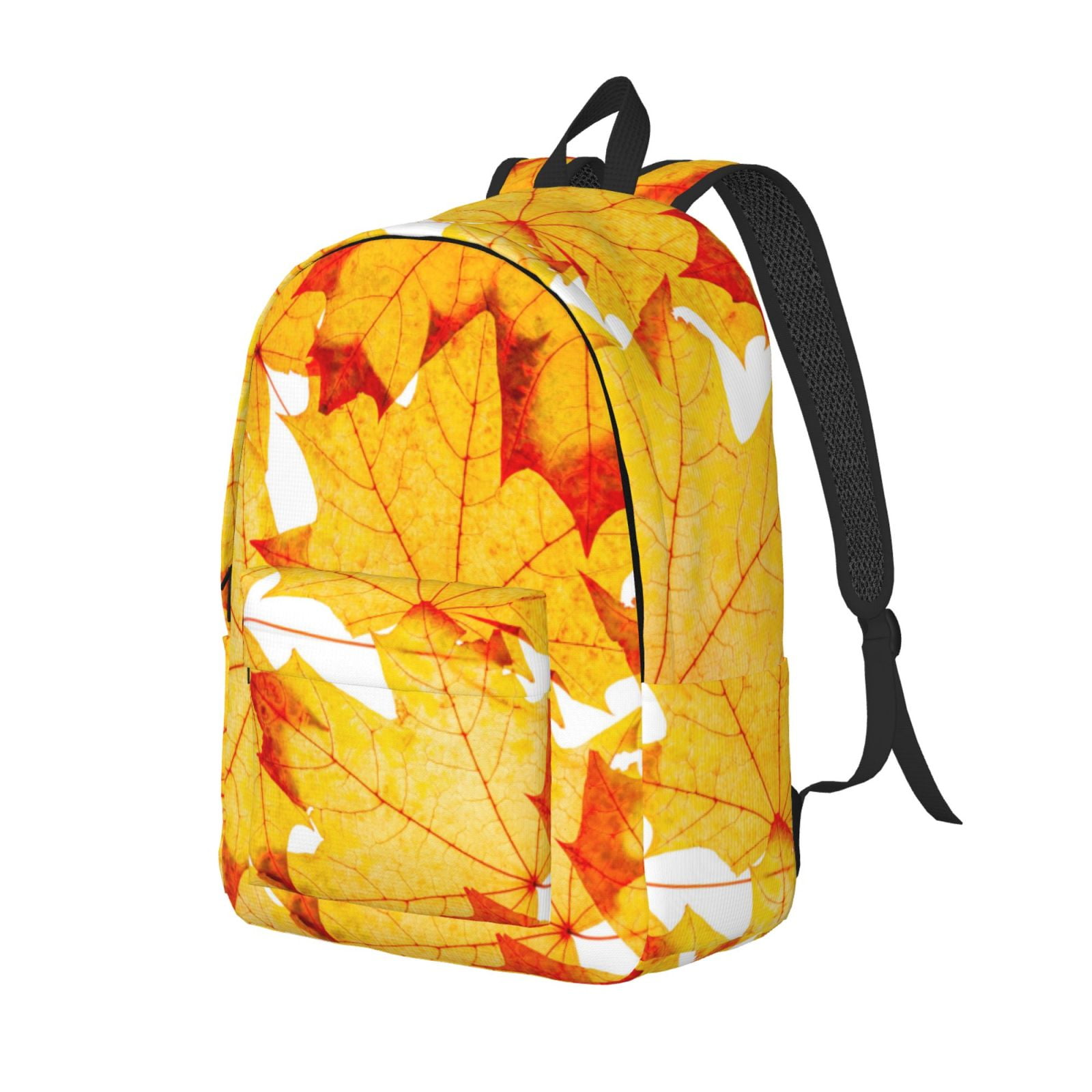 Rocae Autumn Maple Leaves for Canvas College Laptop Backpack for Men ...