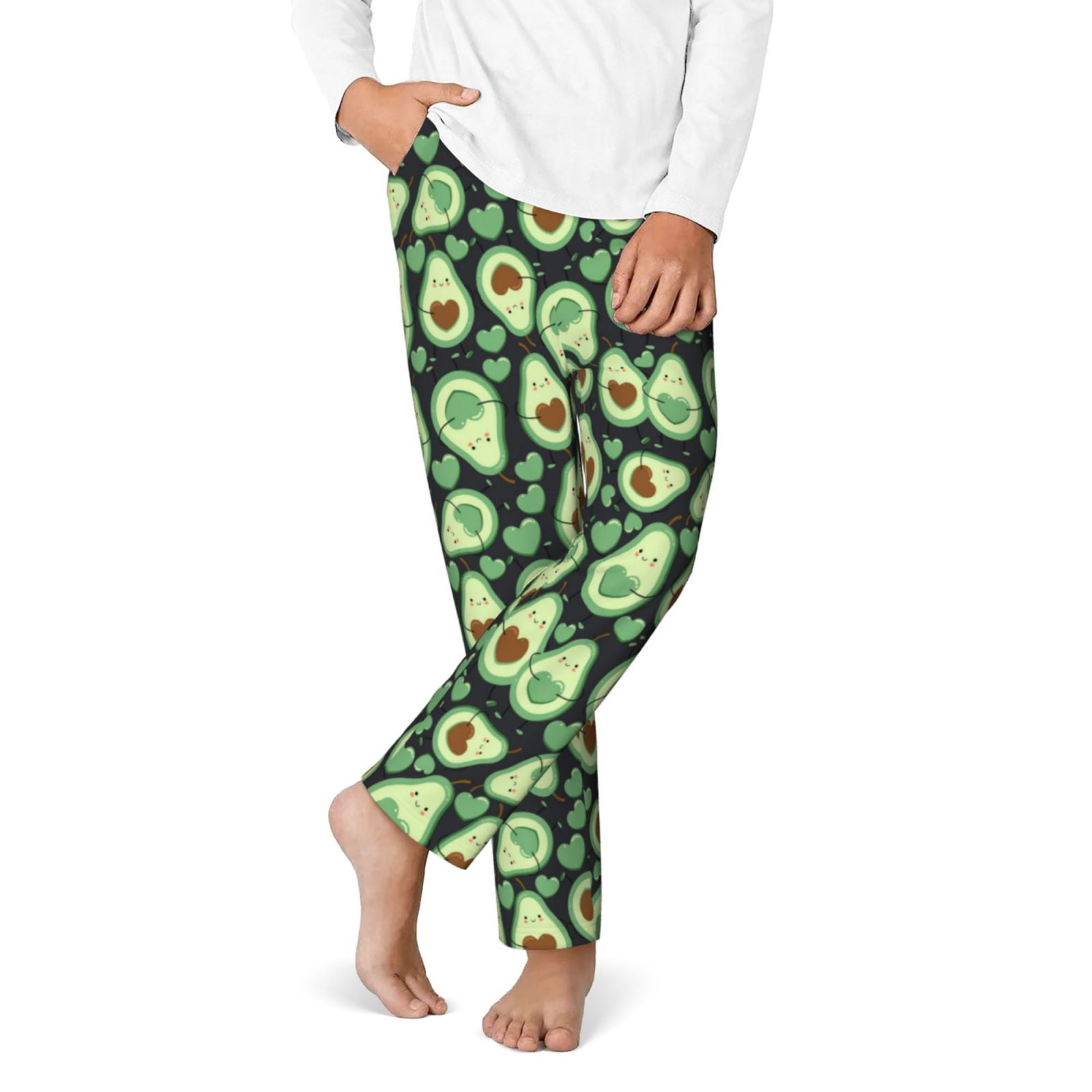Rocae Avocado Heart for Teenagers' Pajama Pants,Girls lounge pants ...