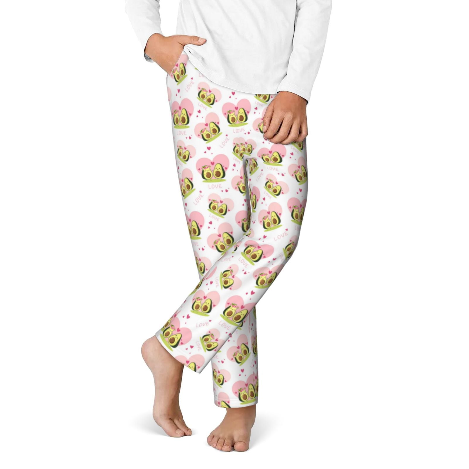Rocae Avocado Lovers for Teenagers' Pajama Pants,Girls lounge pants ...