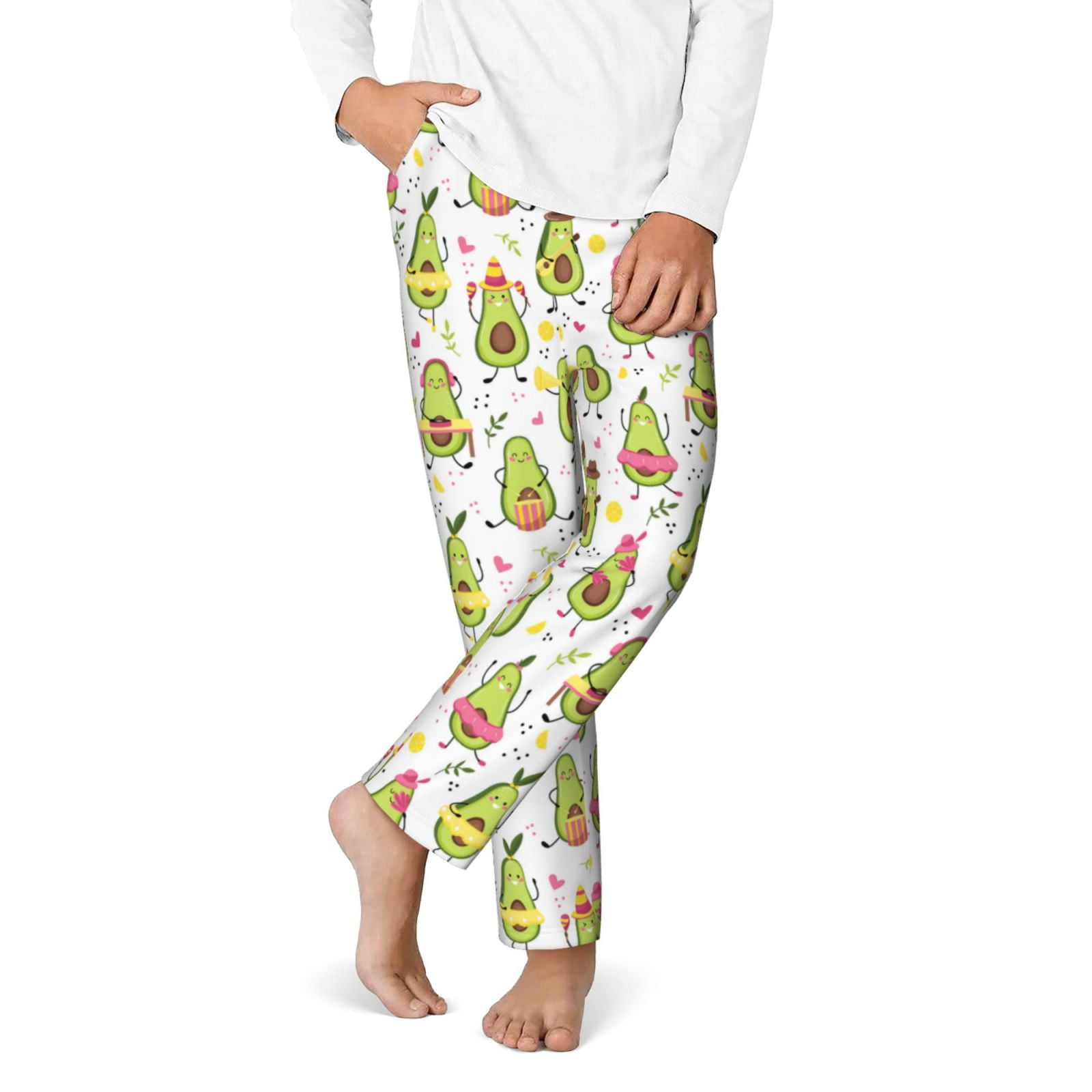 Rocae Avocado Playing Music for Teenagers' Pajama Pants,Girls lounge ...