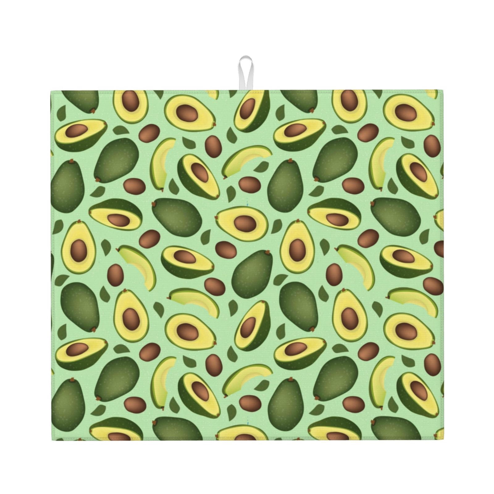 Rocae Avocado With Seeds for Drying Mat for Kitchen 16*18 inch Easy to ...