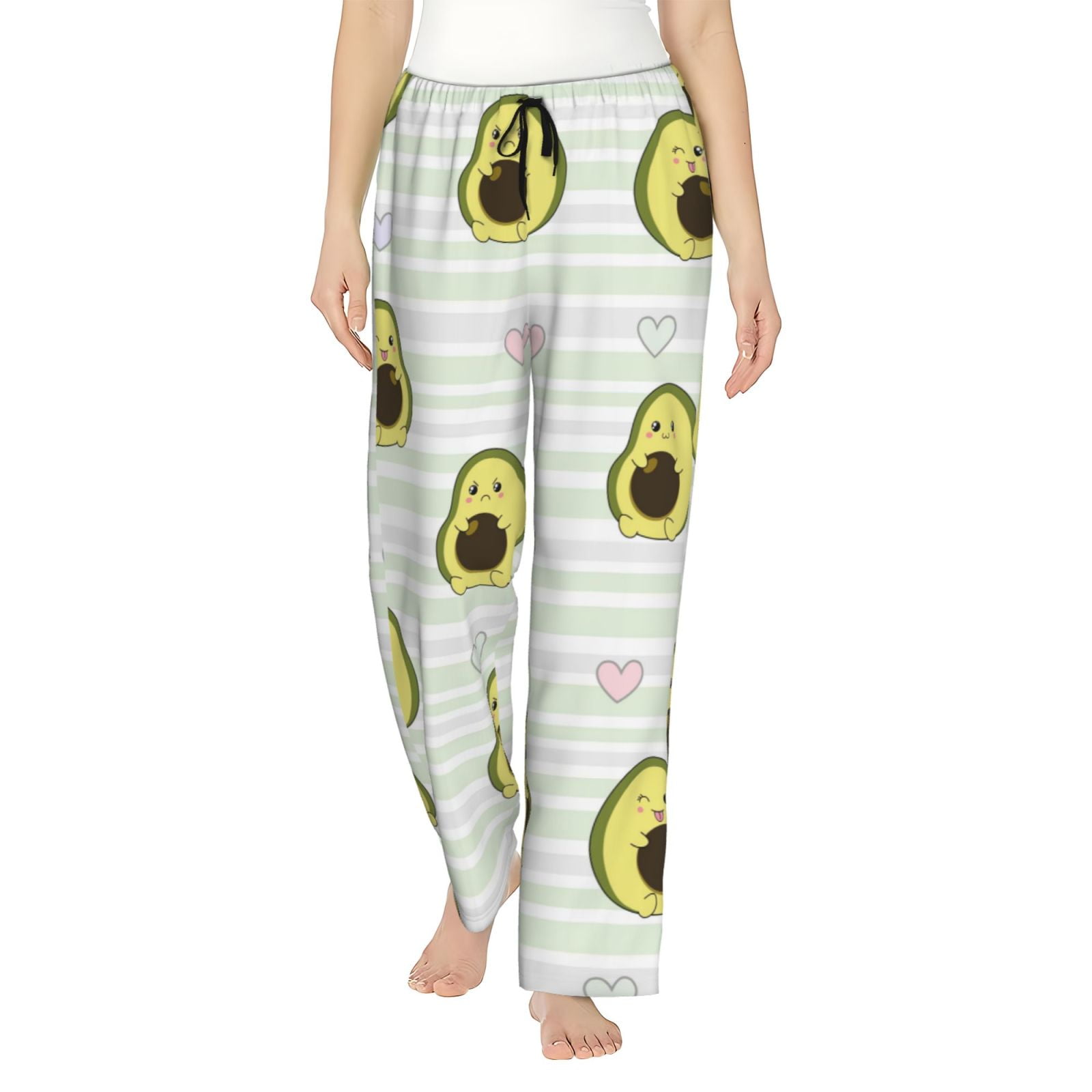 Rocae Avocado of a Hear for Women's Pajama Pants Pj Pants Lounge Pants ...