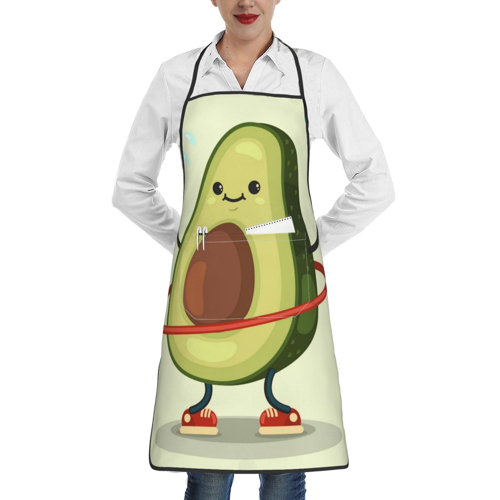 Rocae Avocado1 for Kitchen Aprons for Women Adjustable Cooking Kitchen ...