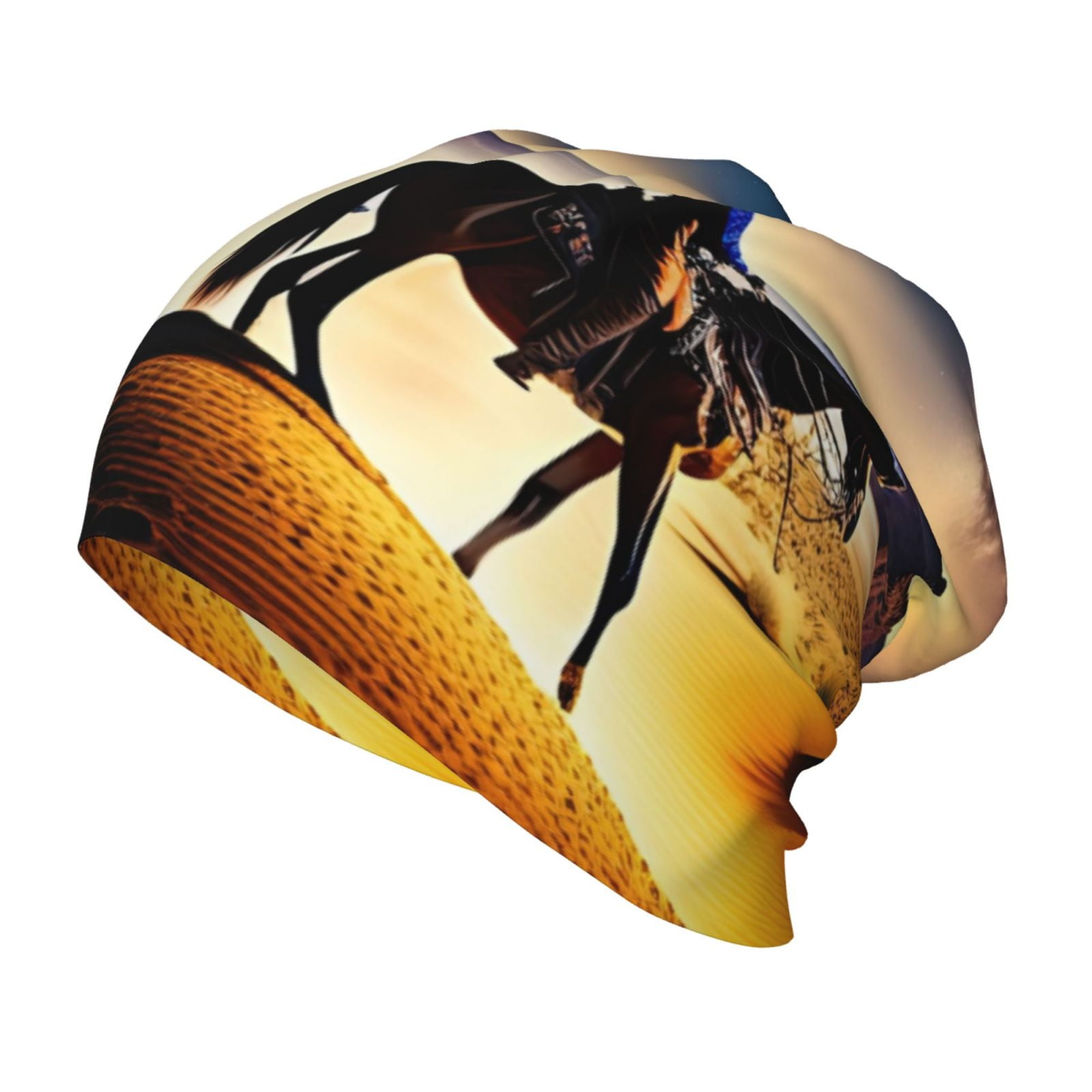 Rocae Azure Sky Western Desert Cowboy for Kids Winter Beanies Weather ...