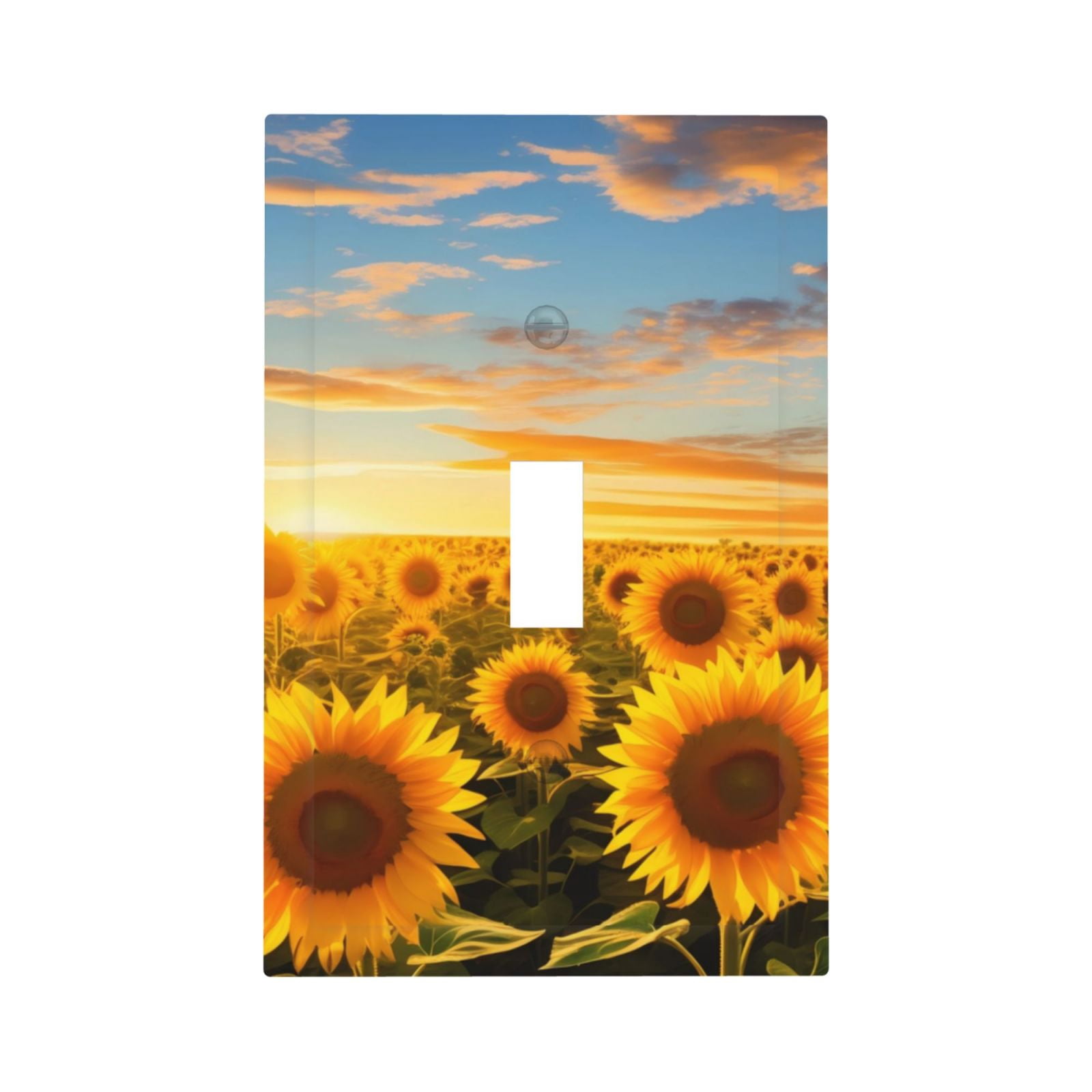 Rocae Beautiful Golden Sunflower Field for Decorator Light Switch or ...