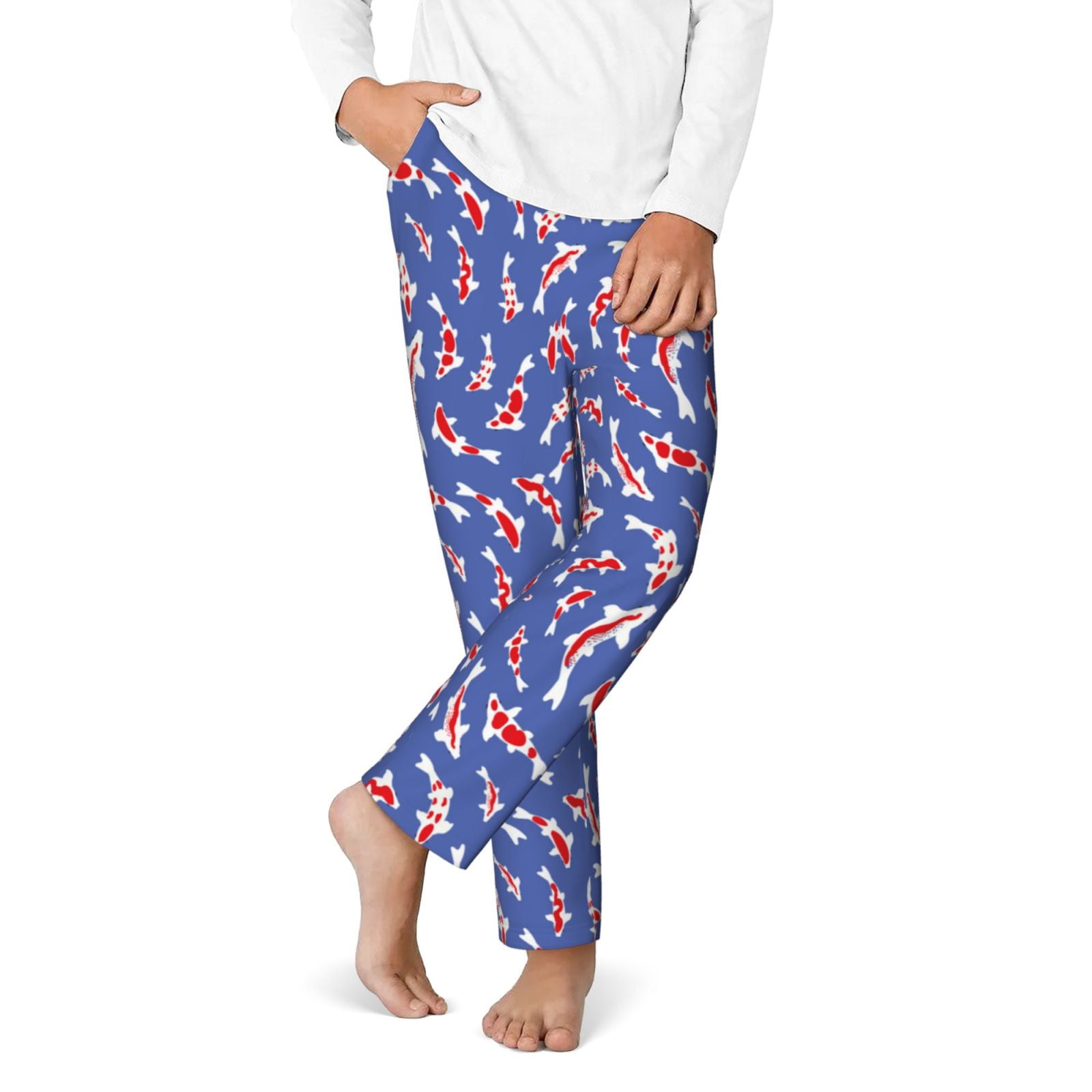 Rocae Beautiful Koi Fish for Teenagers' Pajama Pants,Girls lounge pants ...