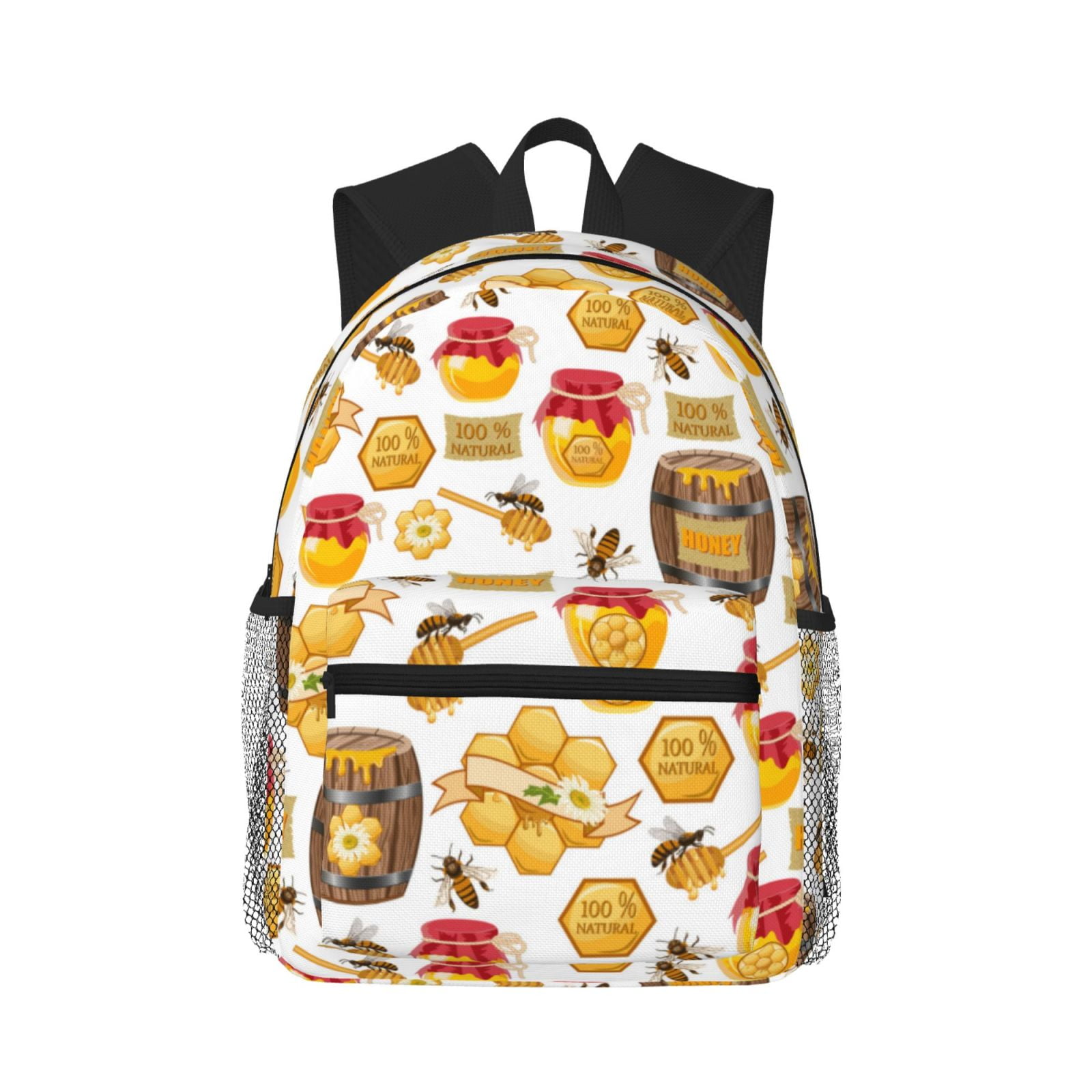 Rocae Bees And Honey for Lightweight Casual Backpack Travel Hiking ...