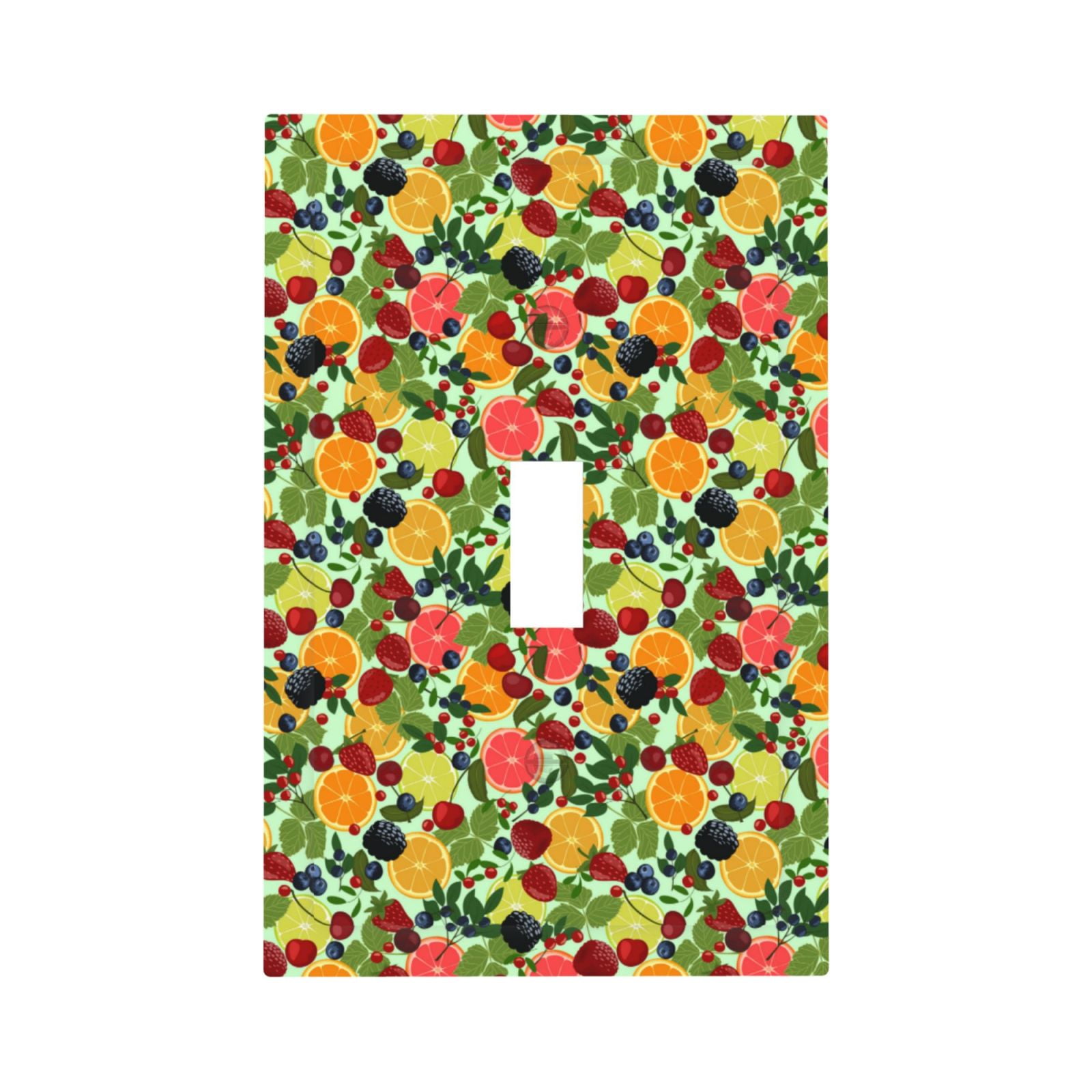 Rocae Berries And Citrus for Decorator Light Switch or Receptacle ...
