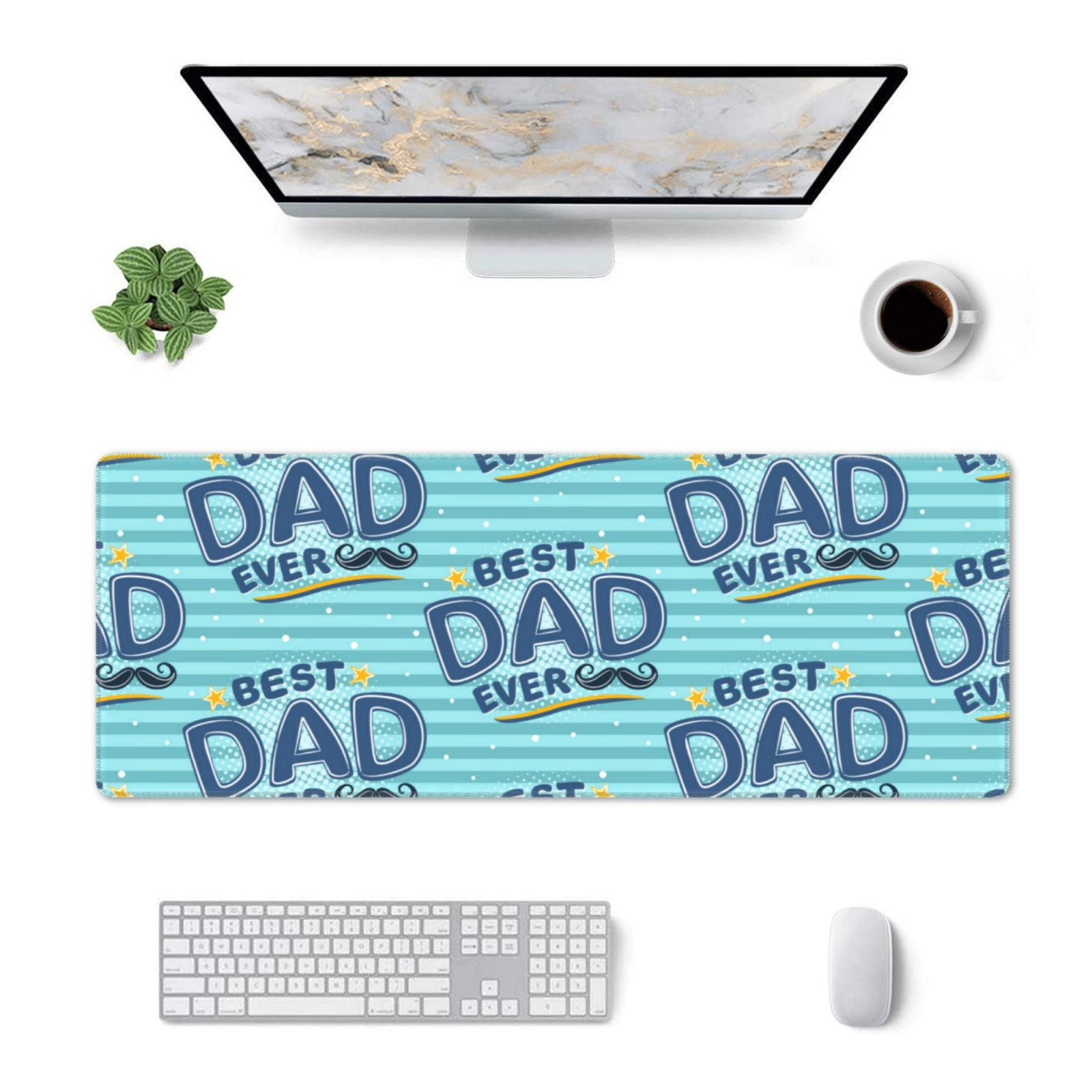 Rocae Best Dad Ever for Gaming Mouse Pad, Mouse Pad Large, Office ...