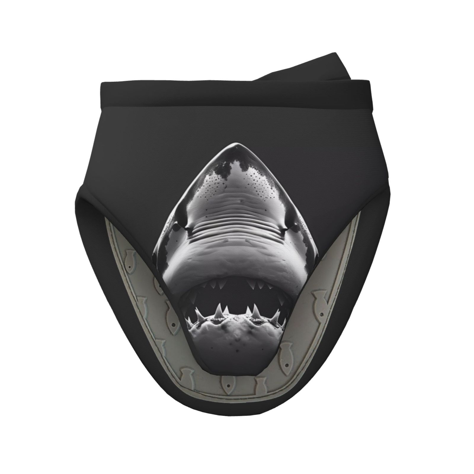 Rocae Black And White Shark for Mini Oven Mitts Rubber Oven Glove ...