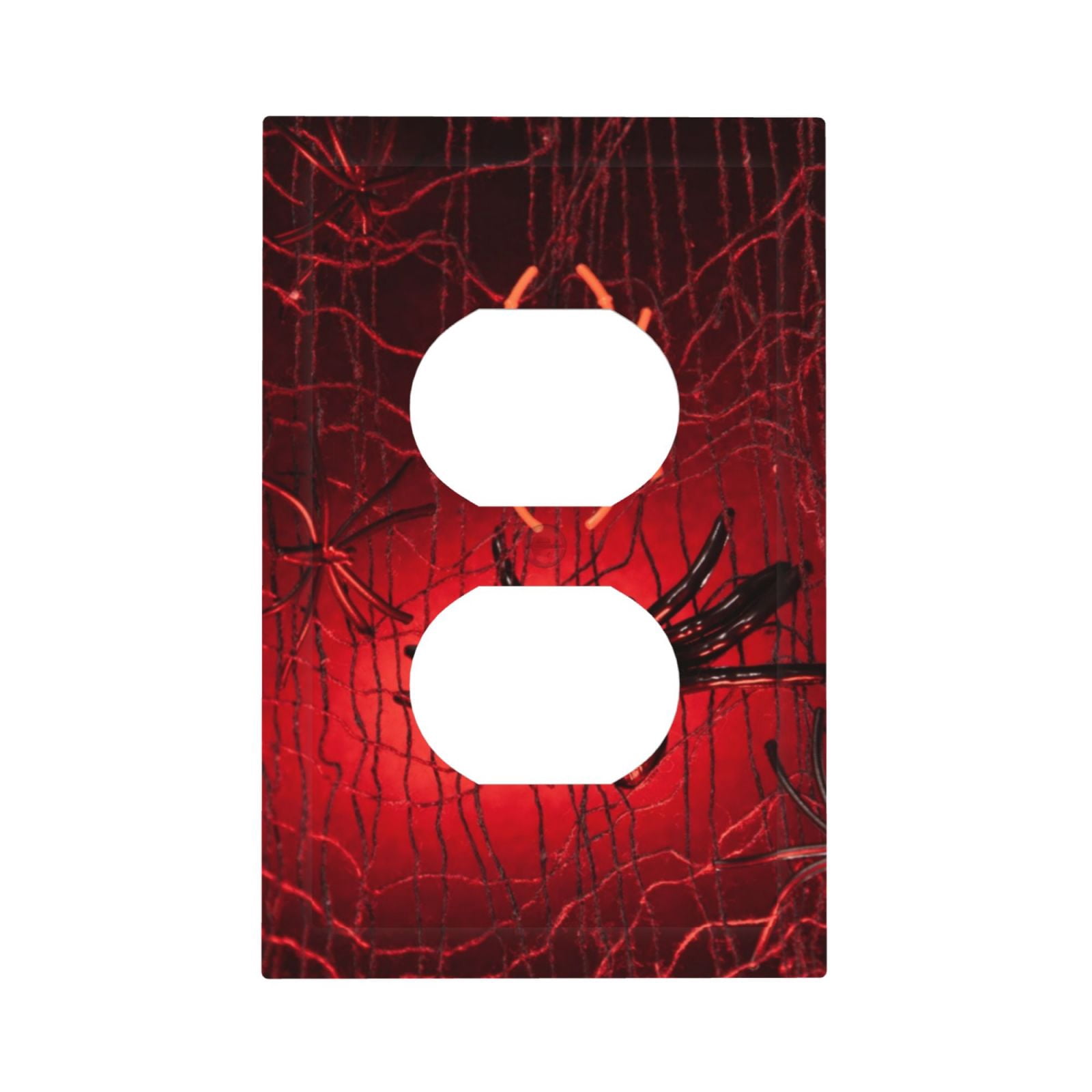 Rocae Black Spider Web With Spiders for Decorator Light Switch or ...