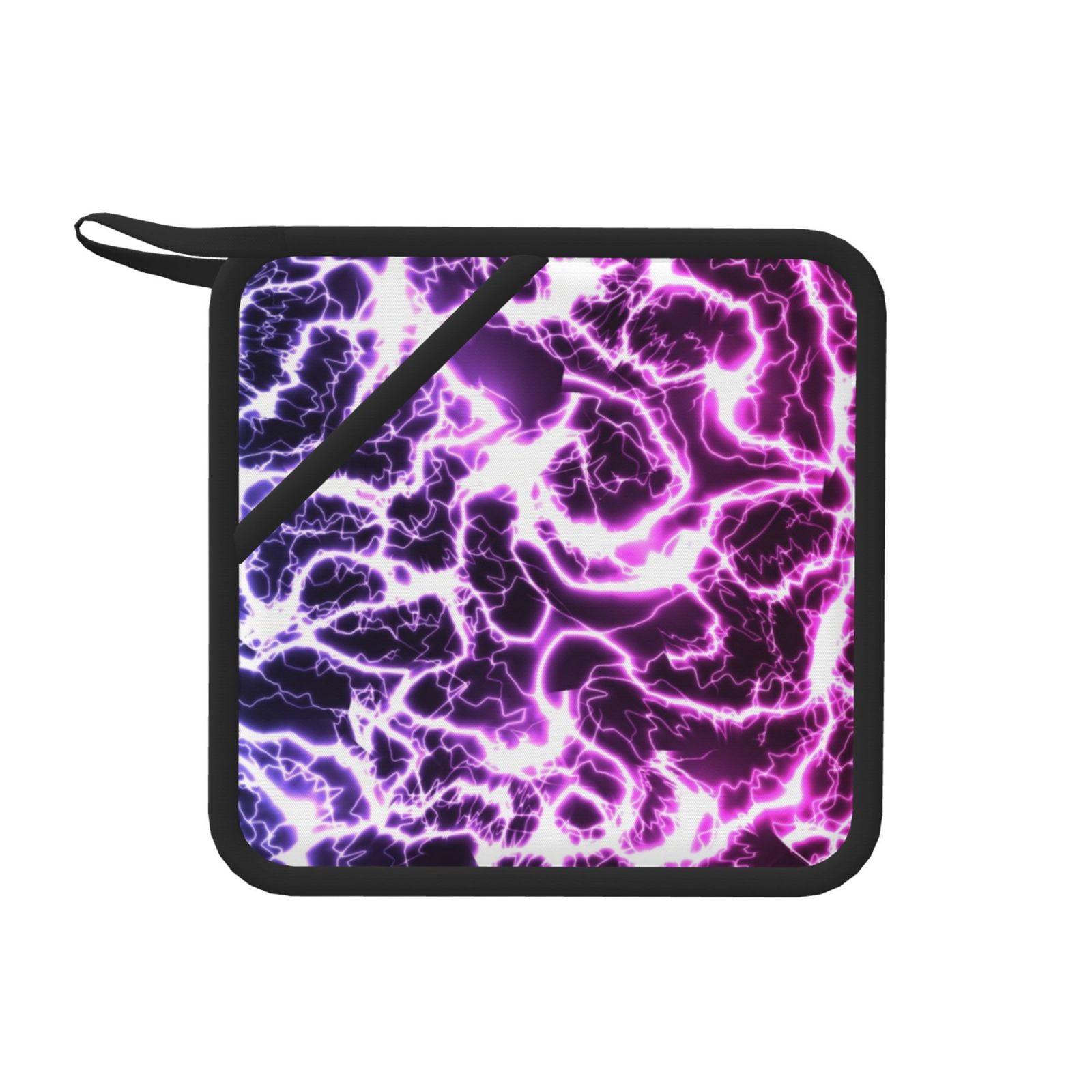 Rocae Blue Lightning for Square Silicone Anti-scalding Mat Trivet Hot ...