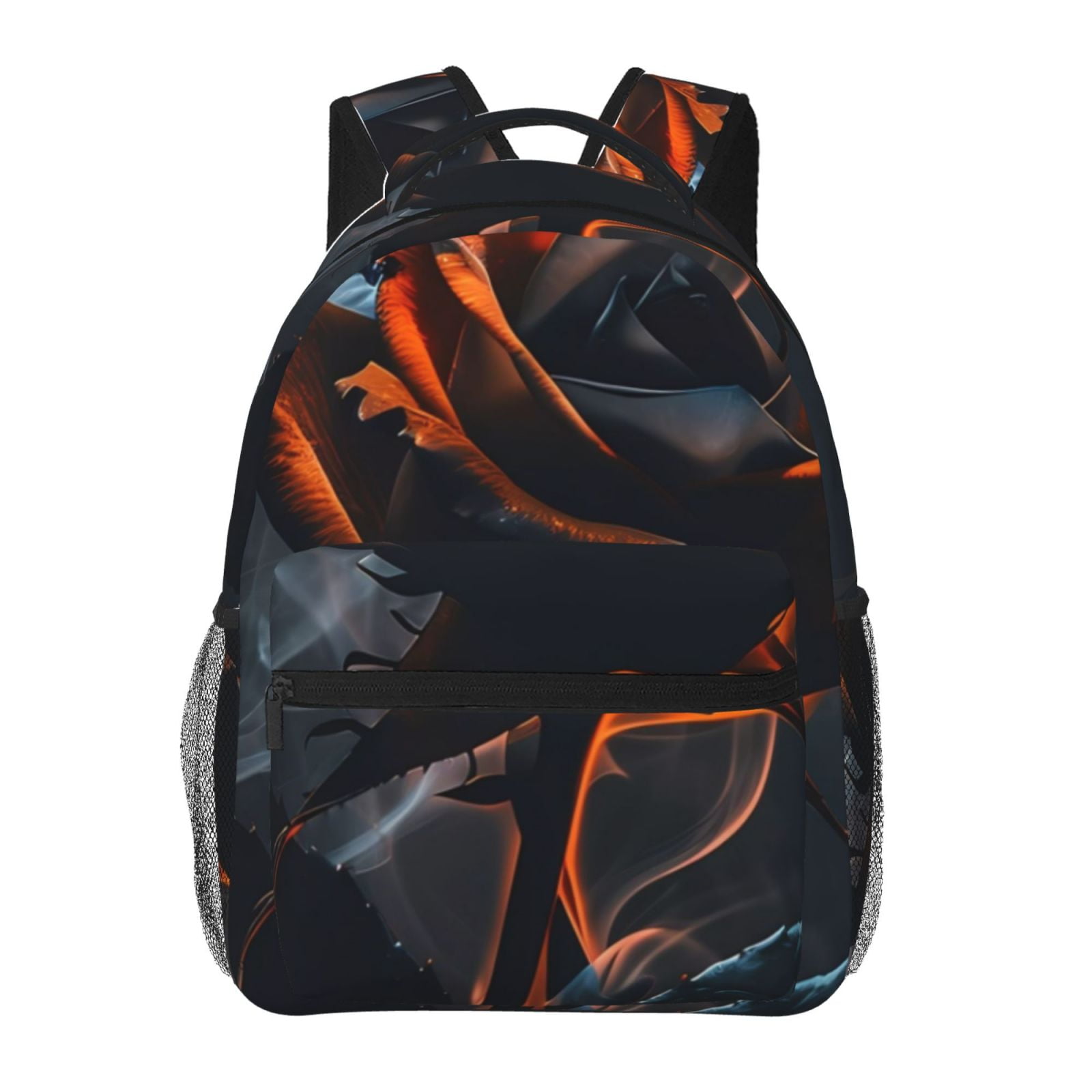 Rocae Blue and Red Roses Artwork Print Lightweight Casual Backpack ...