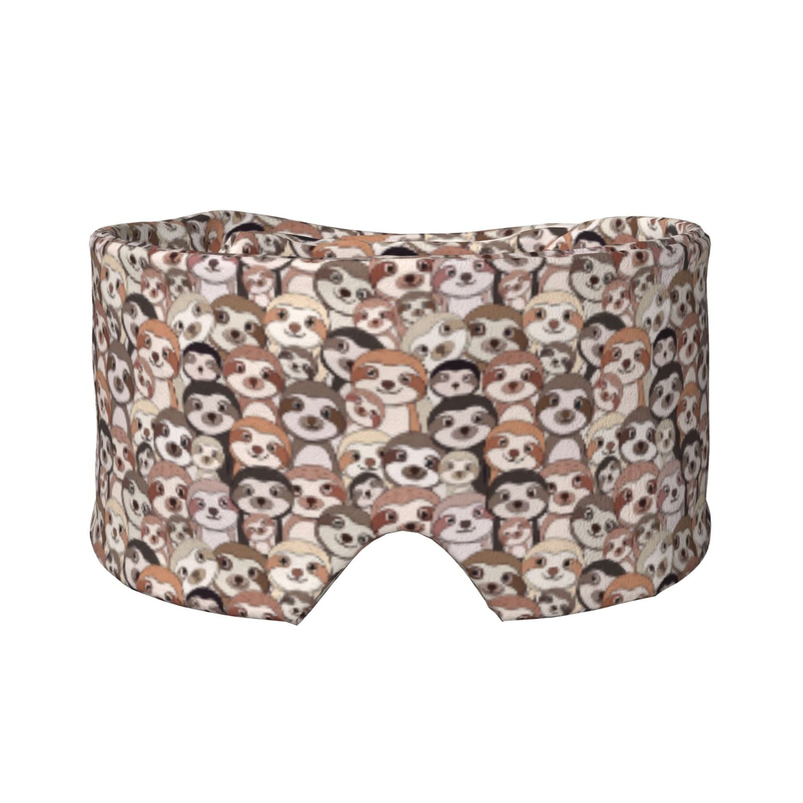 Rocae Brown Sloth for Sleep Mask for Sleeping, Soft and Skin Friendly ...