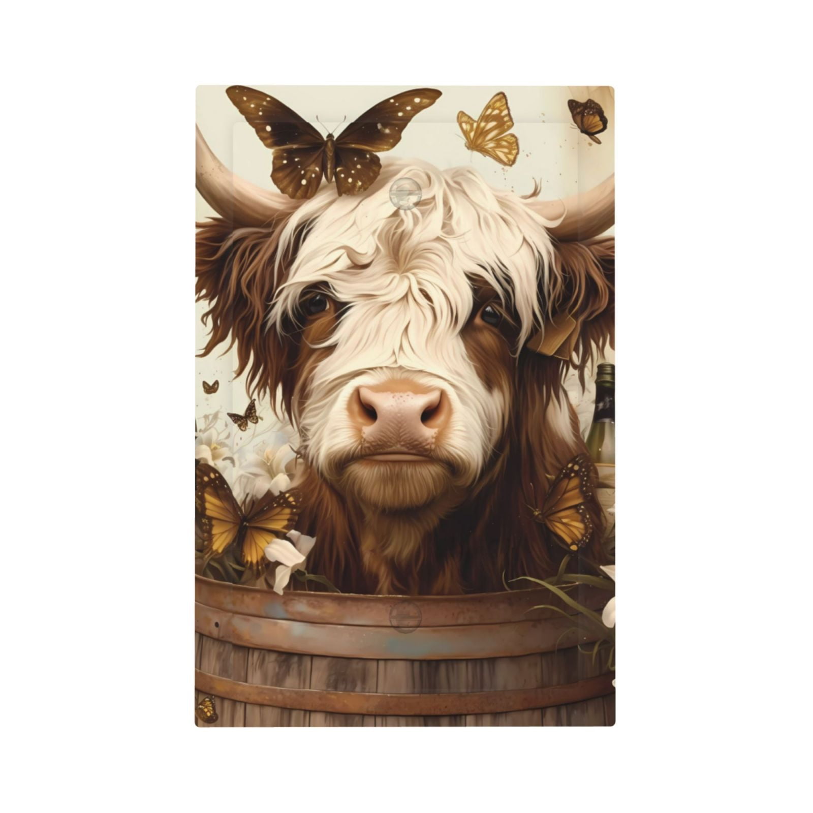 Rocae Butterfly Cow Barrel for Decorator Light Switch or Receptacle ...