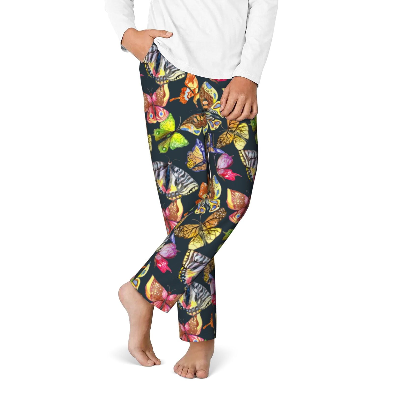 Rocae Butterfly Wild Insect for Teenagers' Pajama Pants,Girls lounge ...