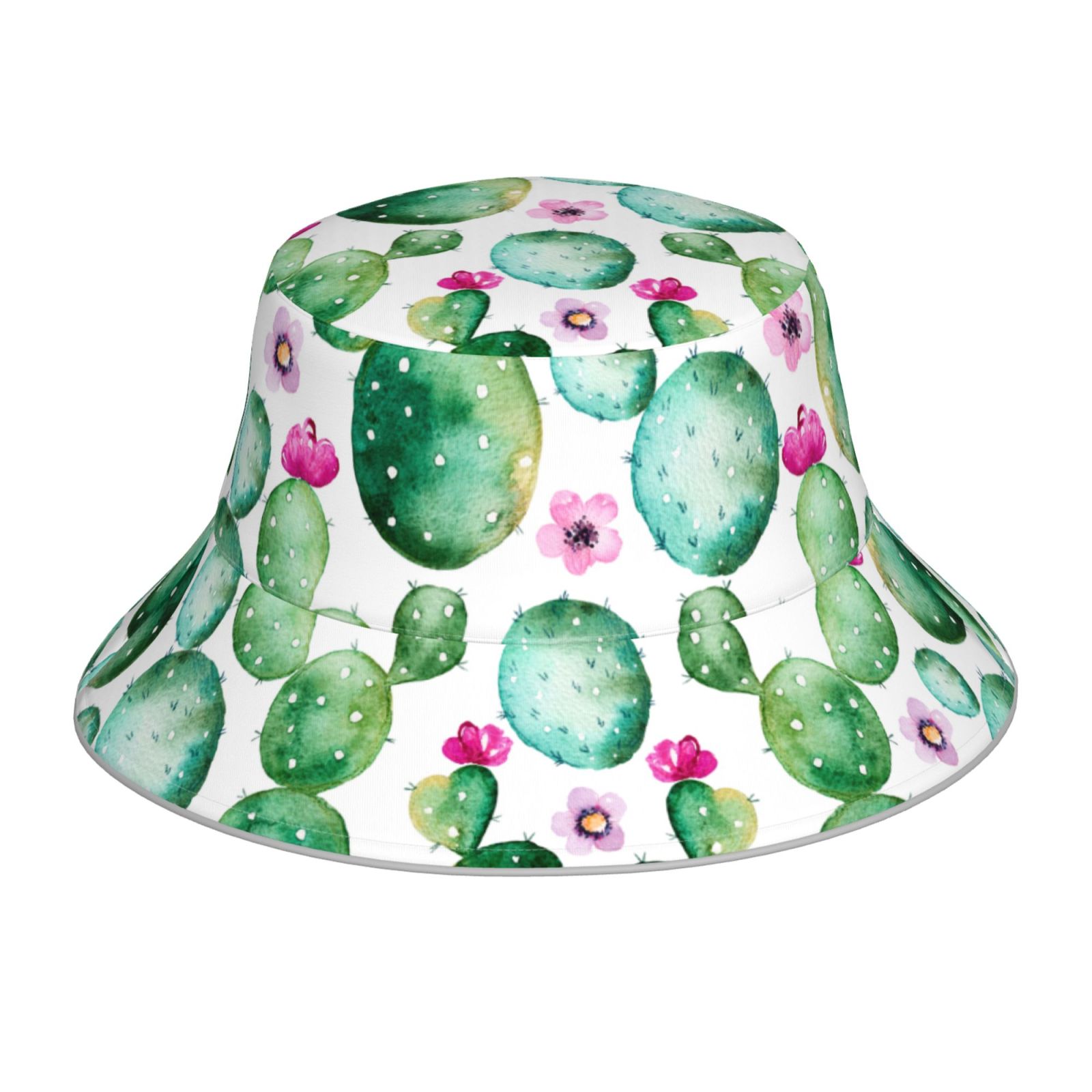 Rocae Cactus Plants for reflective Bucket Hat for Men Women Summer ...