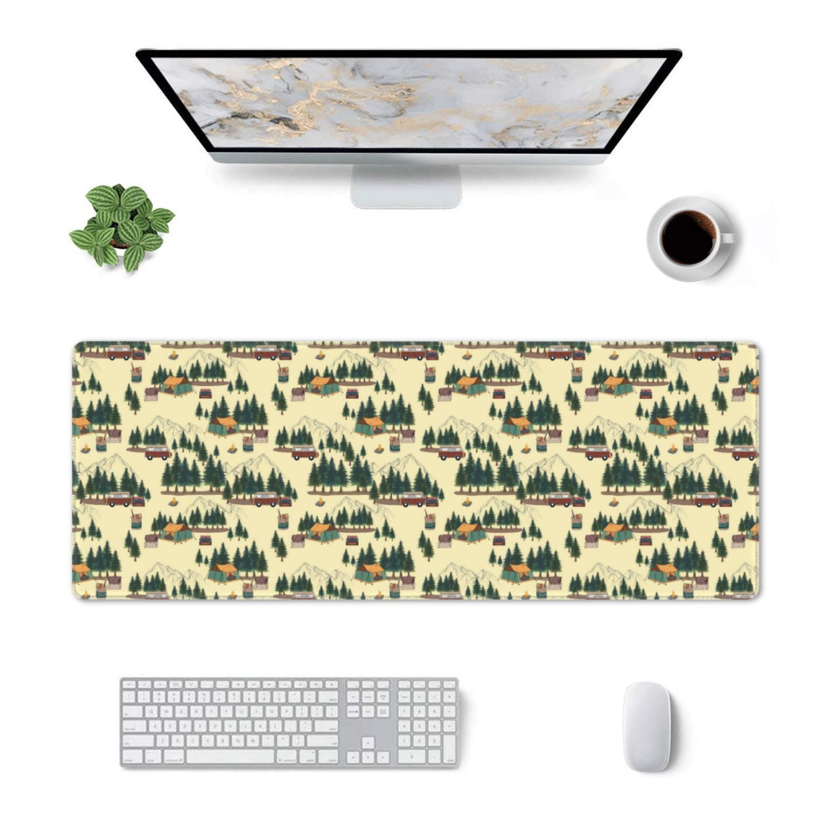 Rocae Camping Caravan 1 for Gaming Mouse Pad, Mouse Pad Large, Office ...
