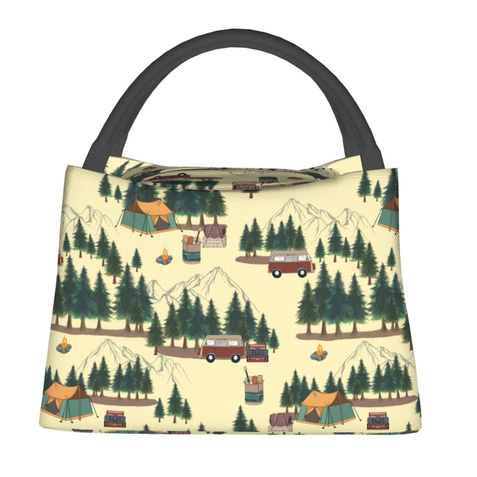 Rocae Camping Caravan 1 for Insulated Lunch Bag for Women Men,Large ...