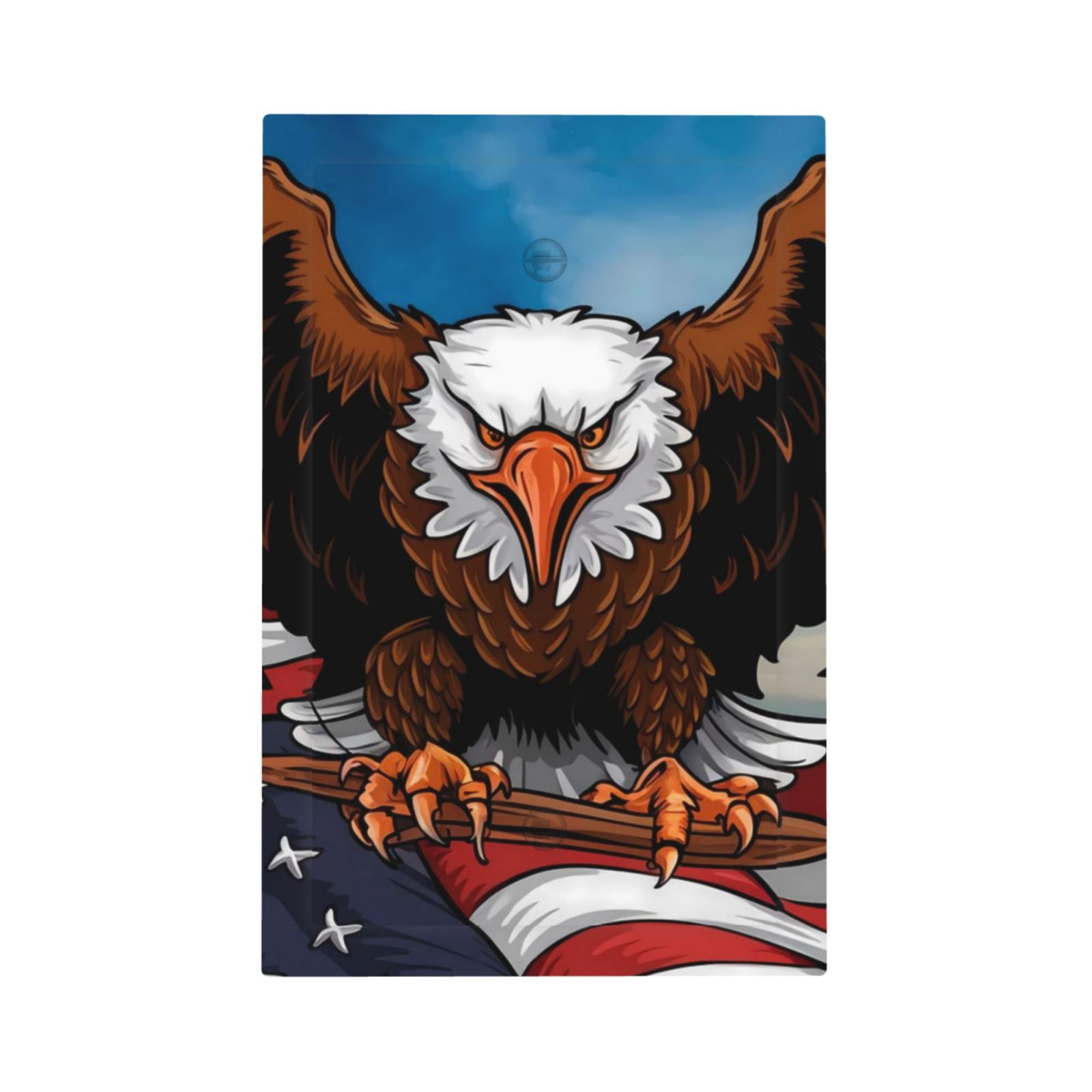 Rocae Cartoon Bald Eagle USA for Decorator Light Switch or Receptacle ...