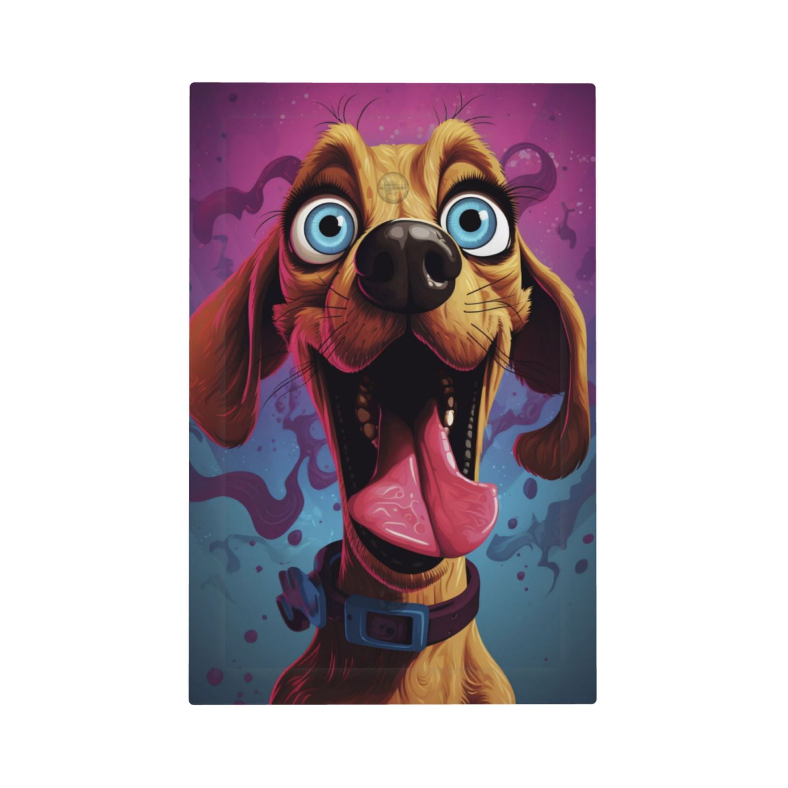 Rocae Cartoon Big-Eyed Dog for Decorator Light Switch or Receptacle ...