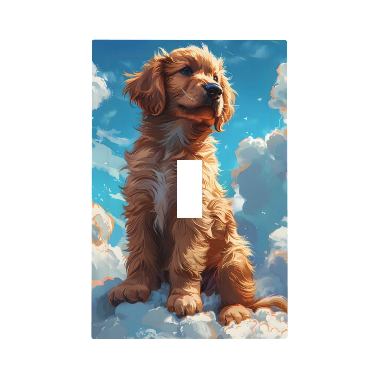 Rocae Cartoon Cloud Puppy for Decorator Light Switch or Receptacle ...