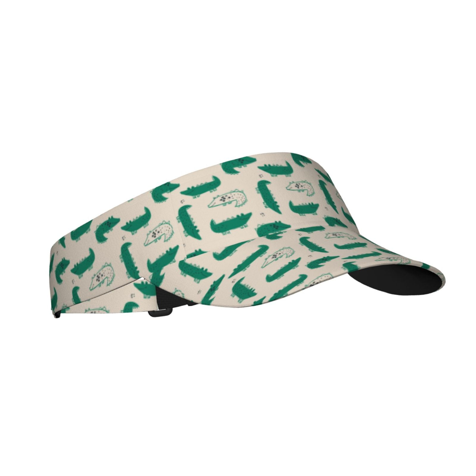 Rocae Cartoon Crocodile for Sport Sun Visor Hats Adjustable Empty Top ...