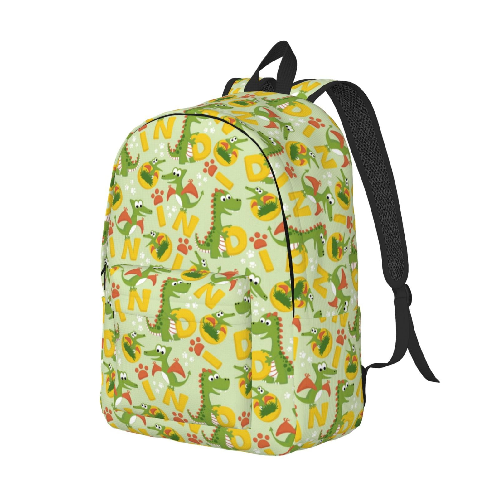 Rocae Cartoon Dinosaurs,Cute Dinosaurs for Durable Canvas Backpack ...