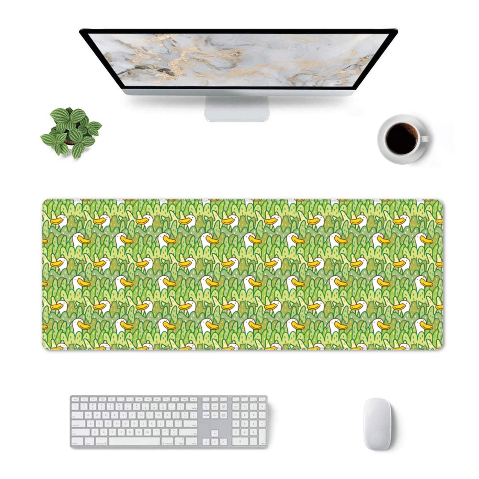 Rocae Cartoon Duck for Gaming Mouse Pad, Mouse Pad Large, Office ...